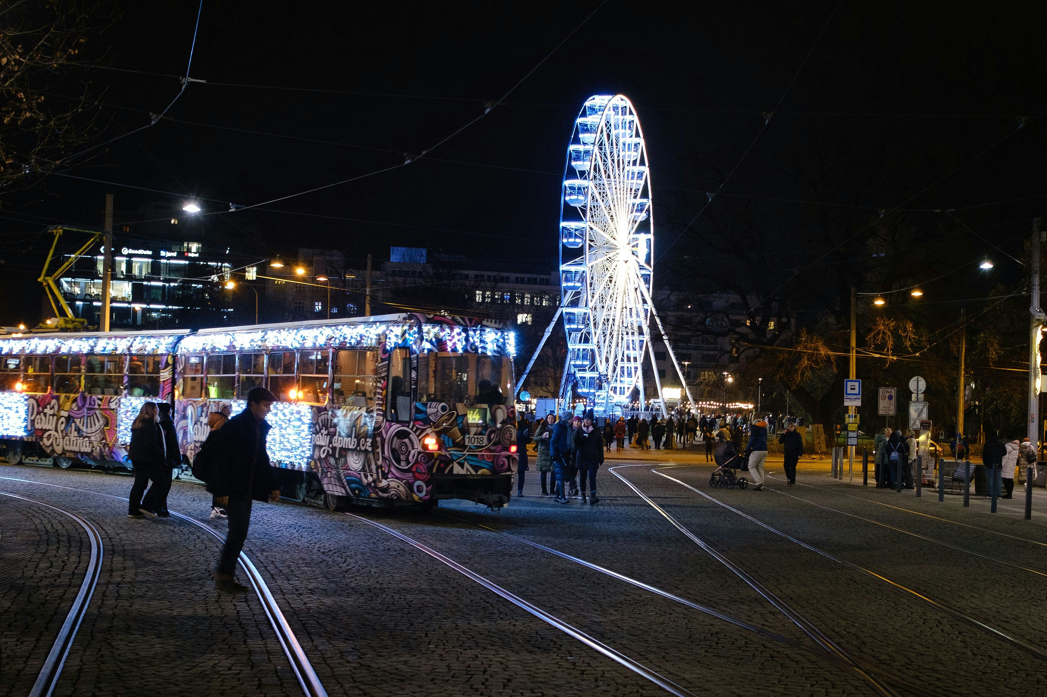Urban Nightscape: The Vibrant Pulse of City Life