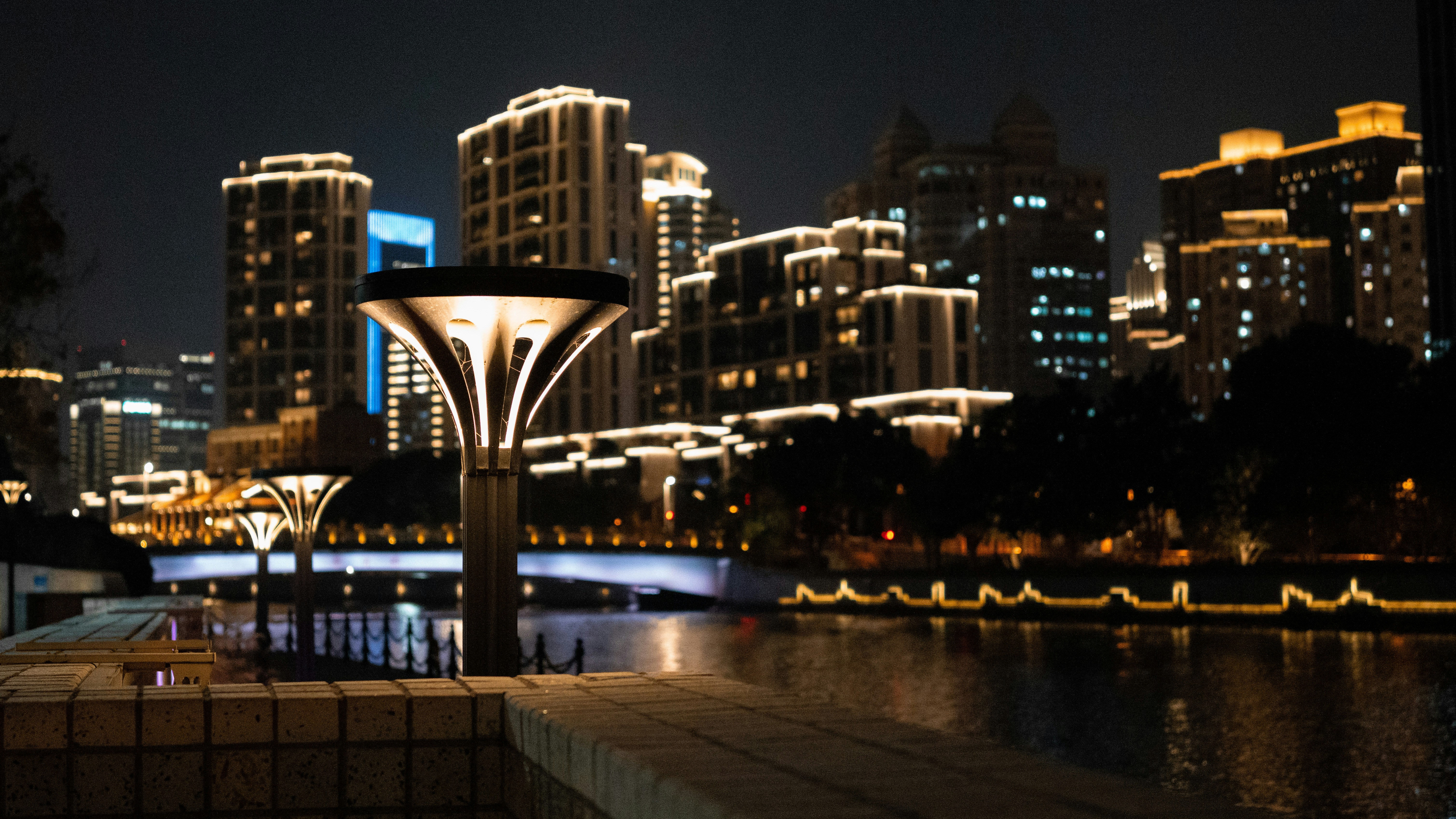 Urban Luminescence: A Night by the Water