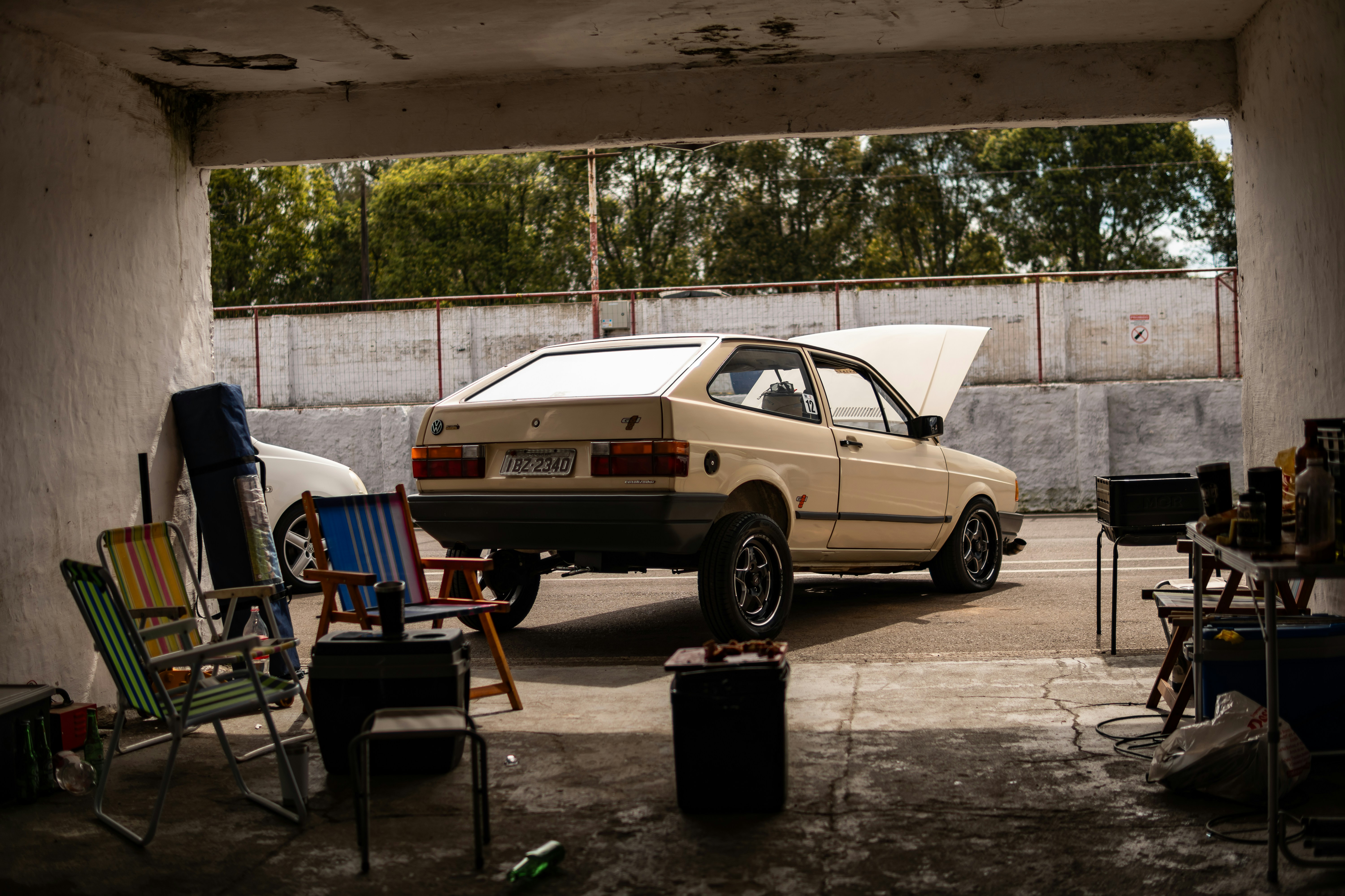Reviving Classics: A Garage Sanctuary