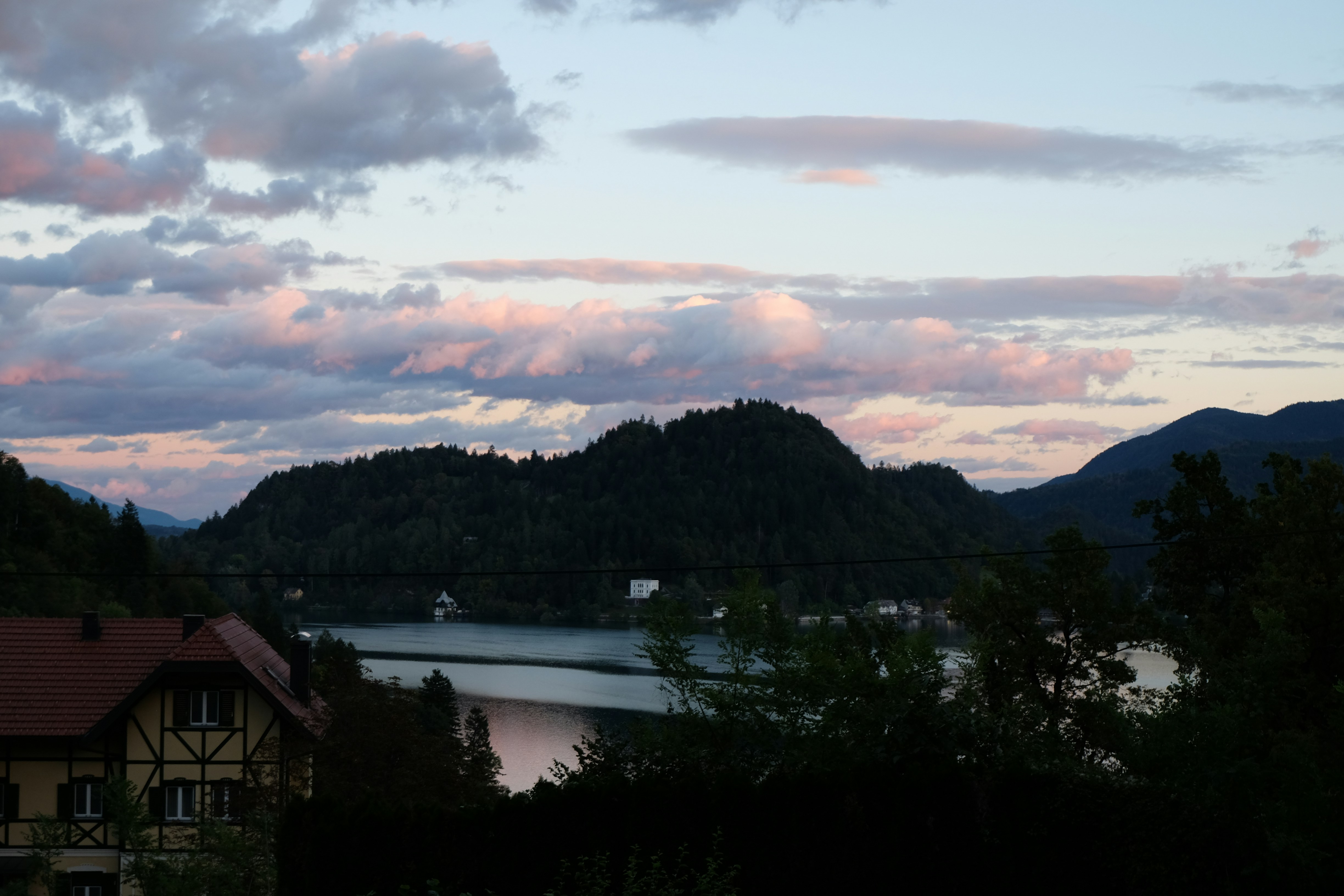 Twilight Reflections Over Serene Waters