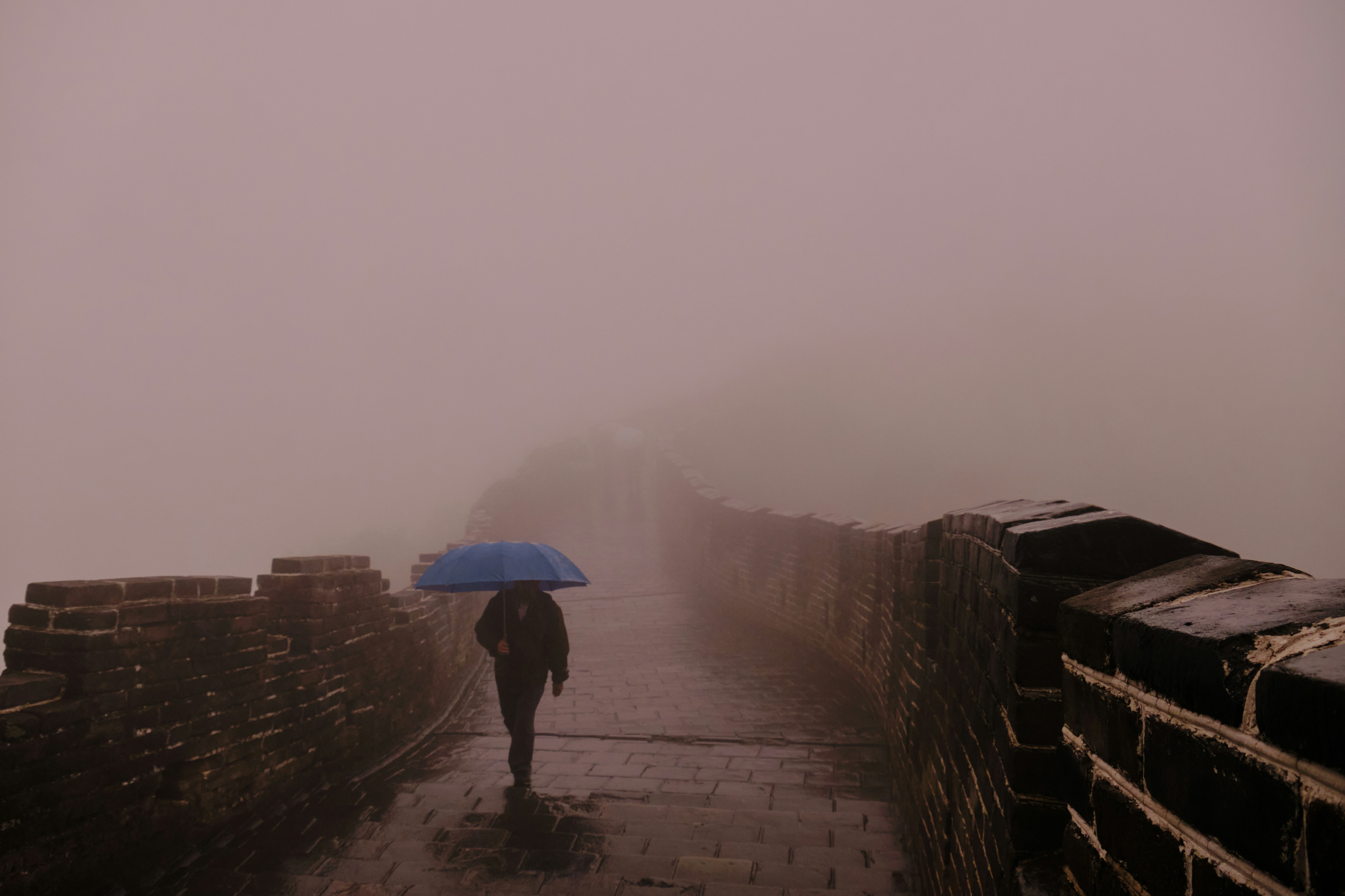 Veil of Mist on the Great Wall