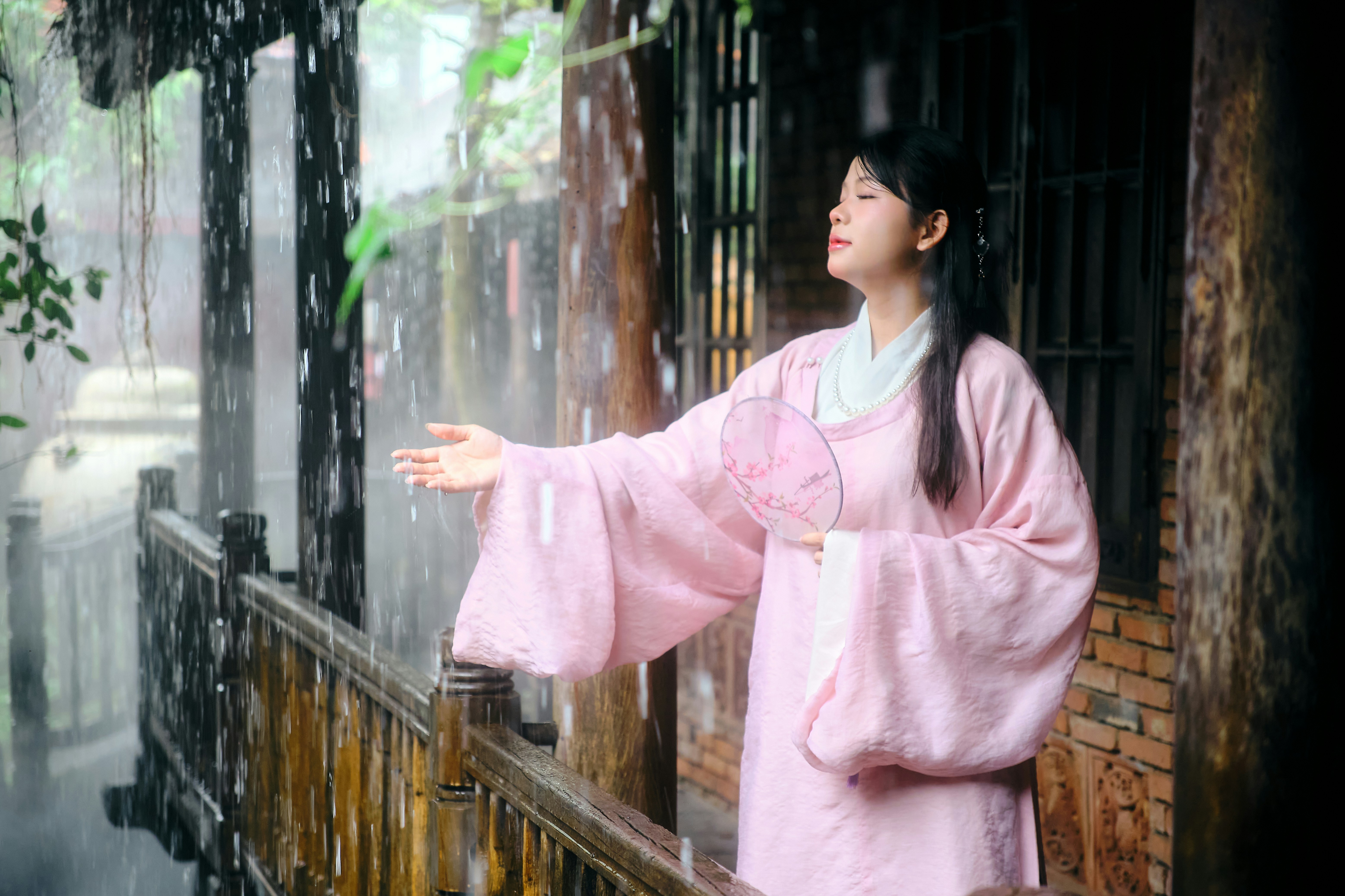 Embracing the Rain: A Moment of Serenity