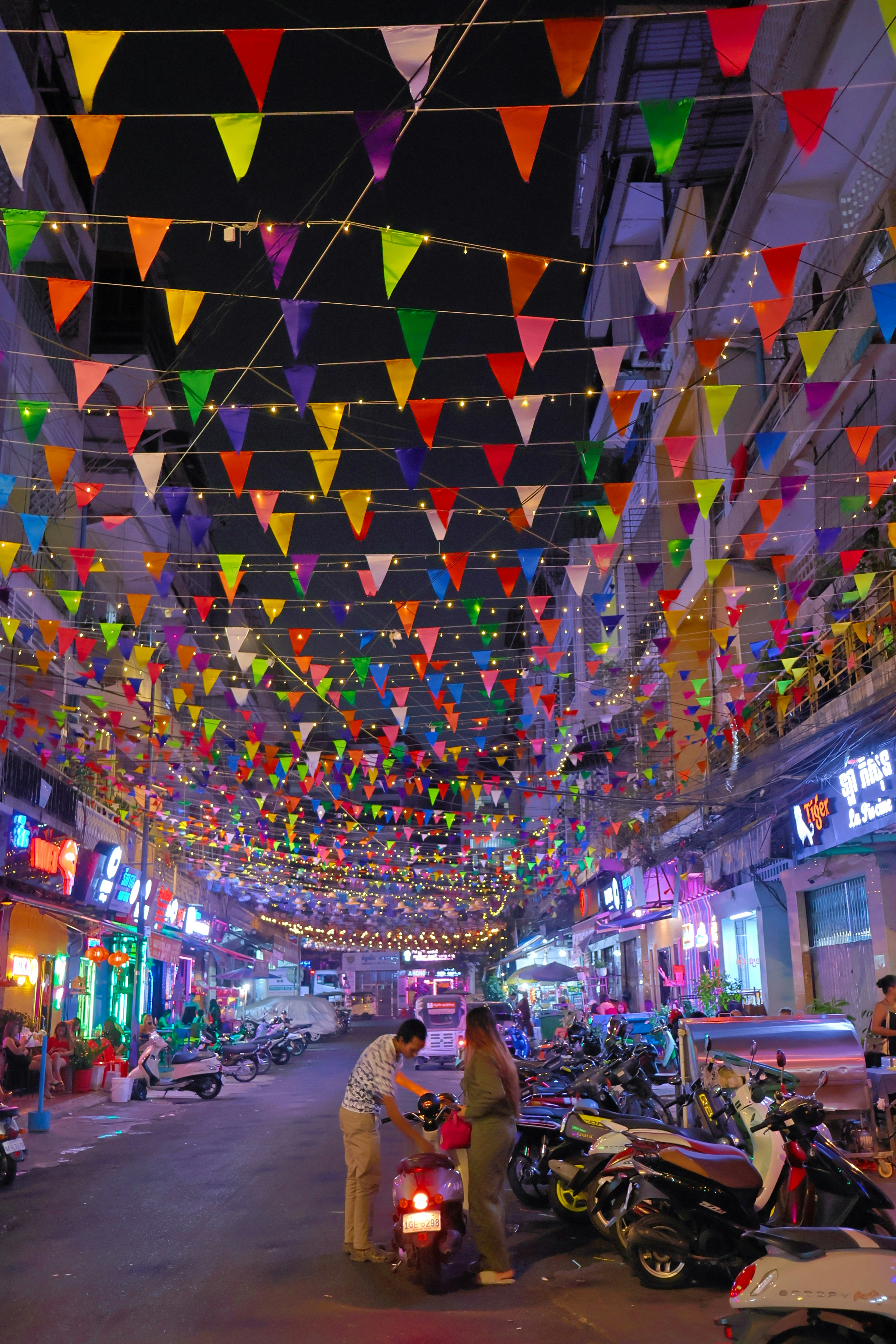 Celebration Under a Canopy of Color