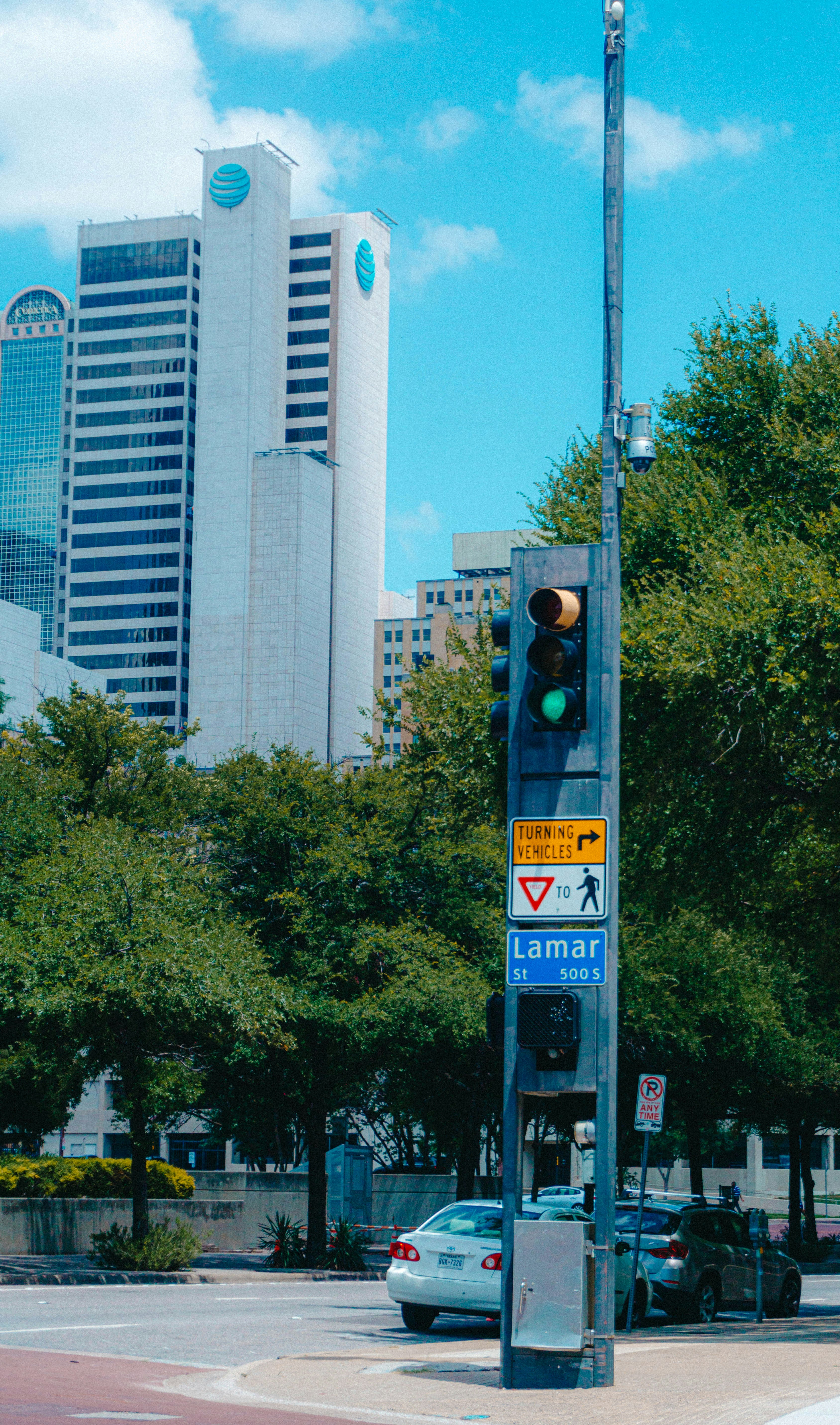 Urban Intersection: A Glimpse into City Life