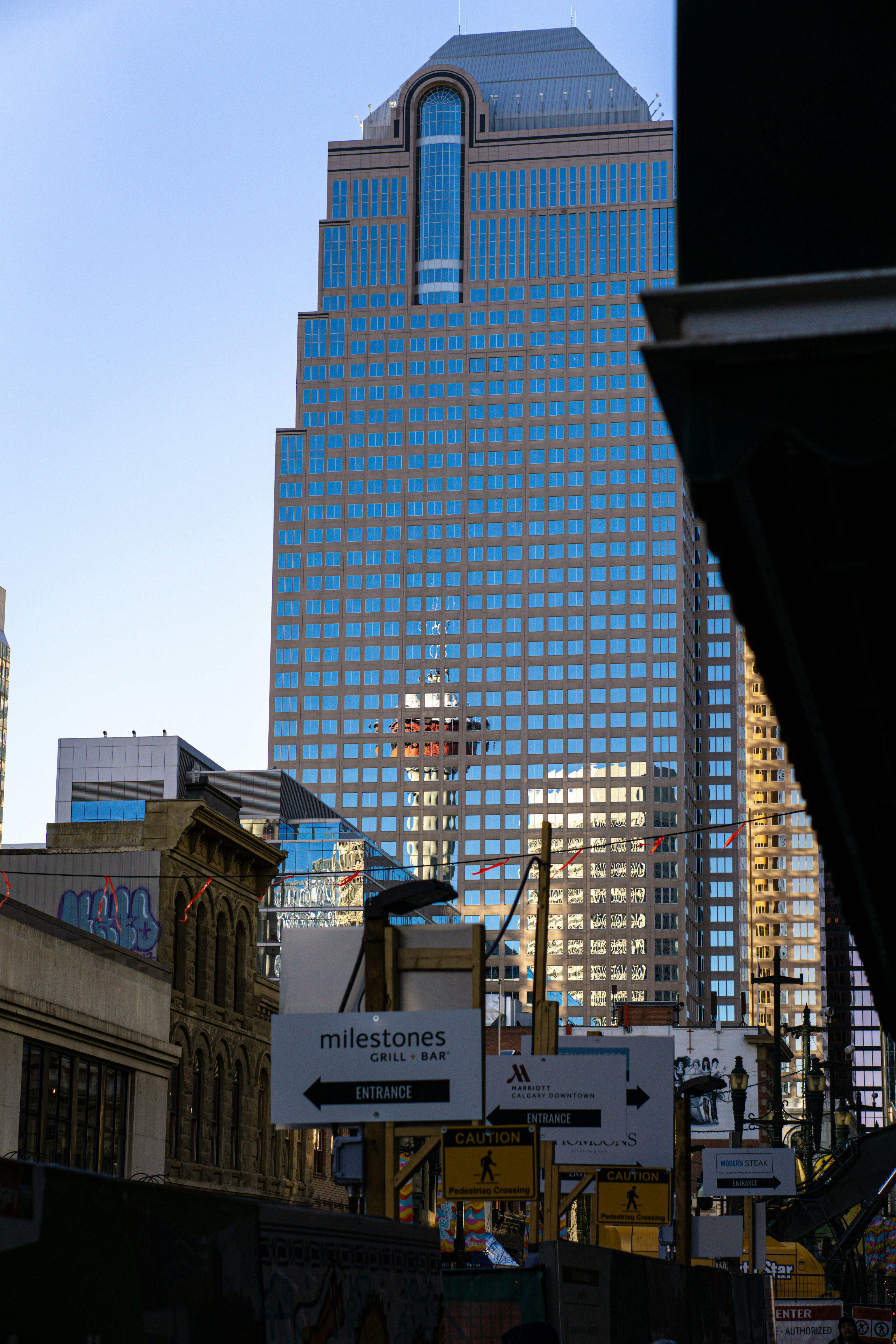 Urban Reflections: A Dance of Glass and Steel