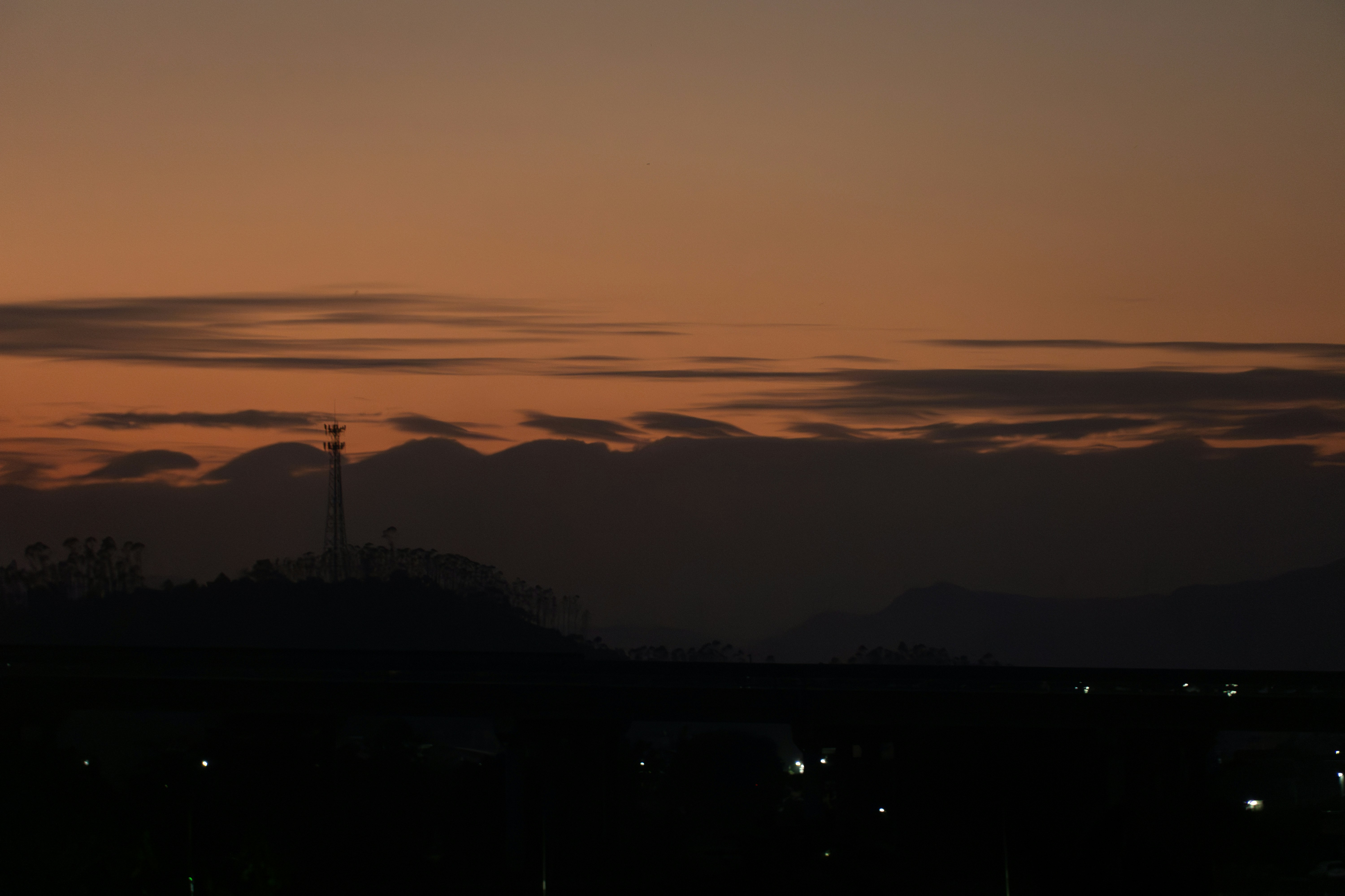 Whispers of Dusk Over the Hills