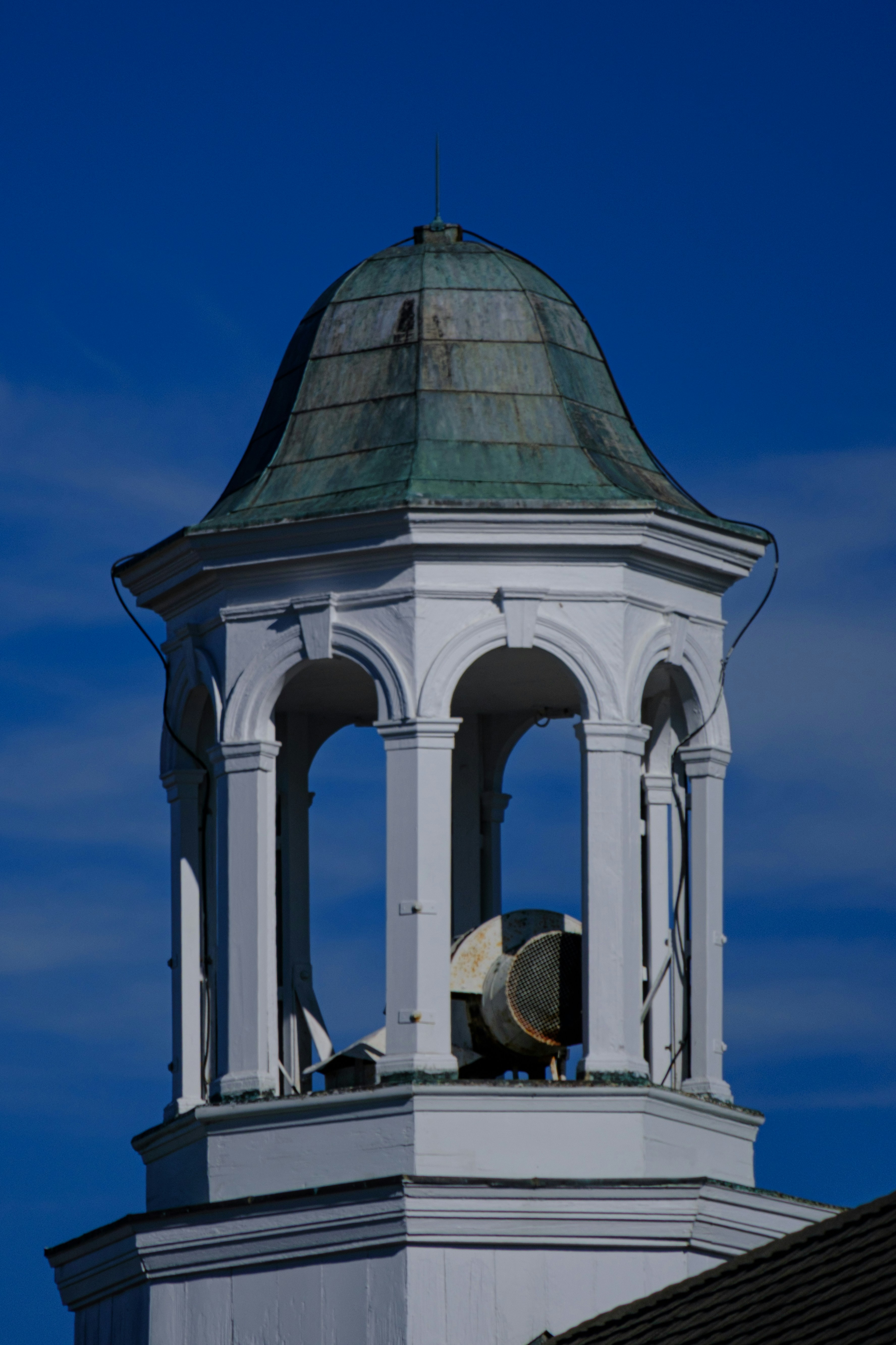 Echoes of Time: The Weathered Bell Tower