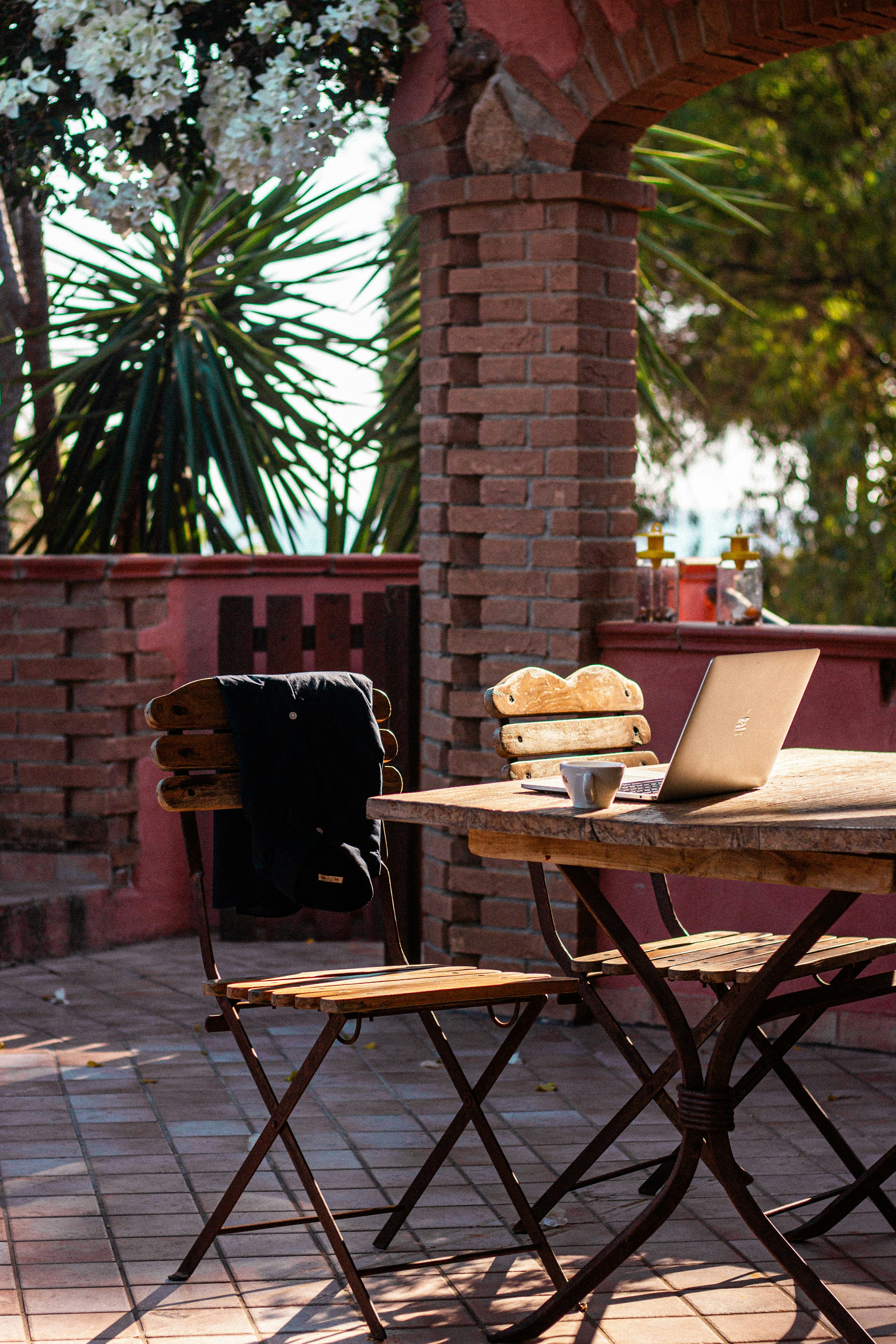 Serene Workspace Amidst Nature's EmbraceBram Naus