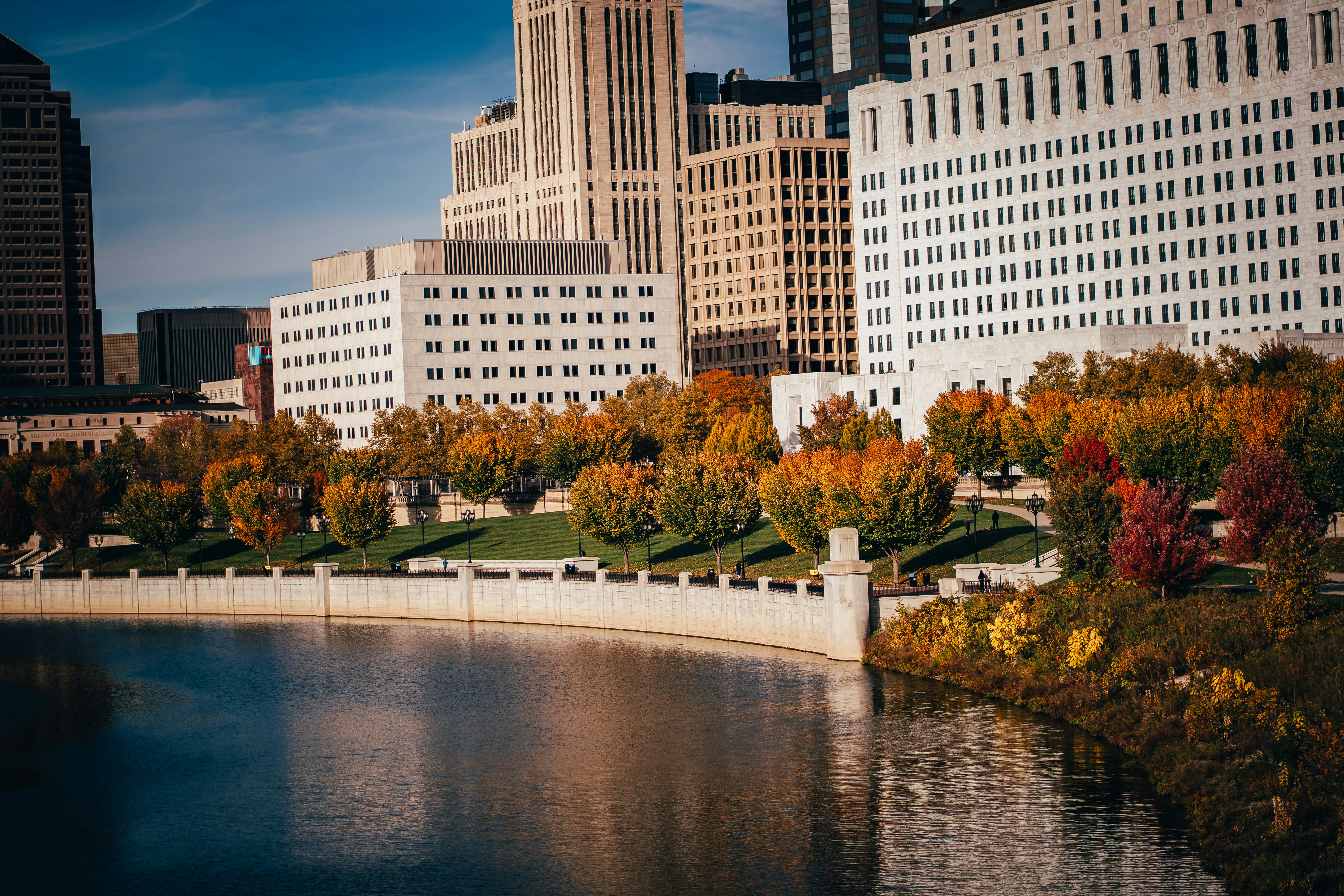 Urban Autumn Reflections