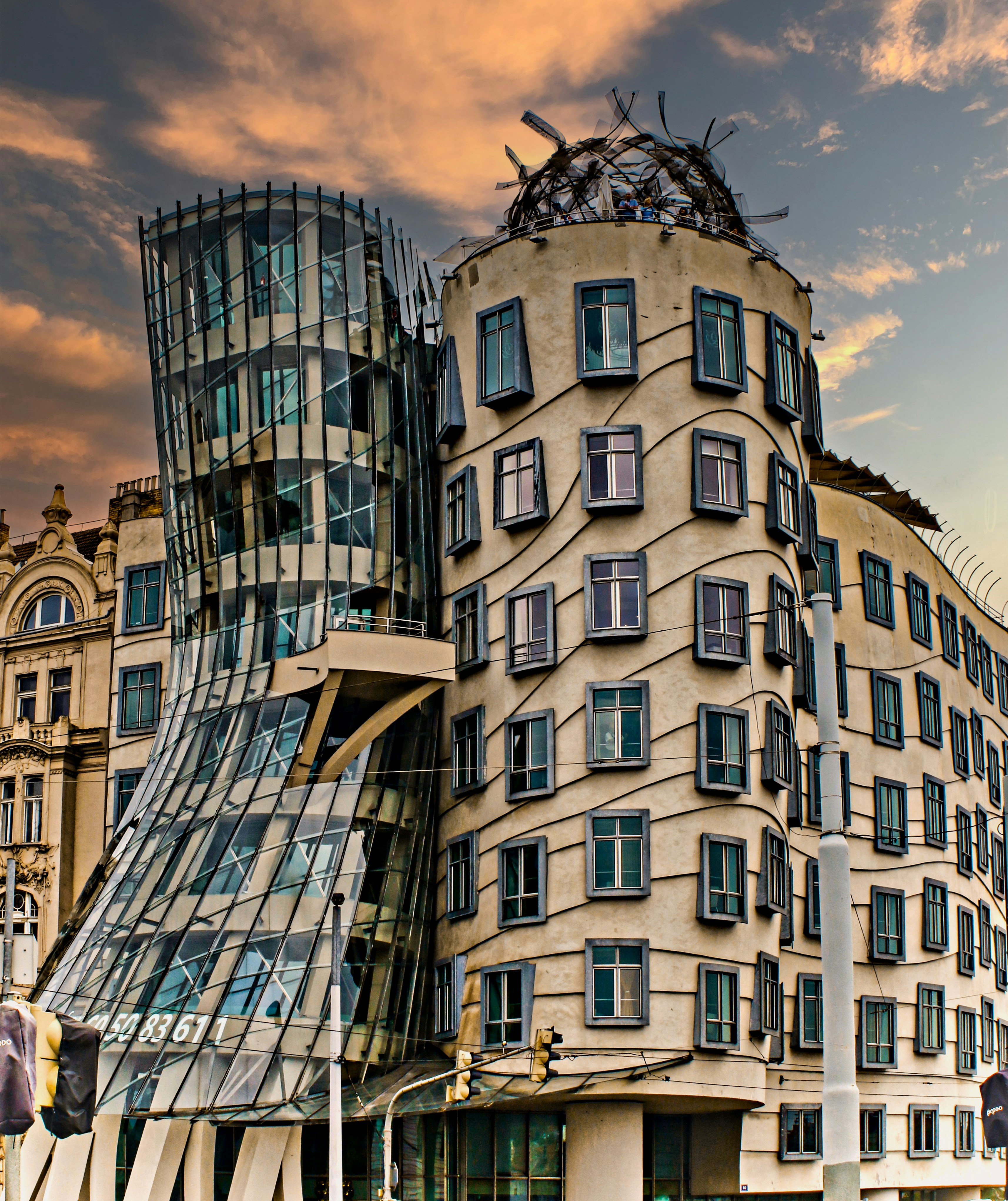Curves and Angles: A Dance of Architecture