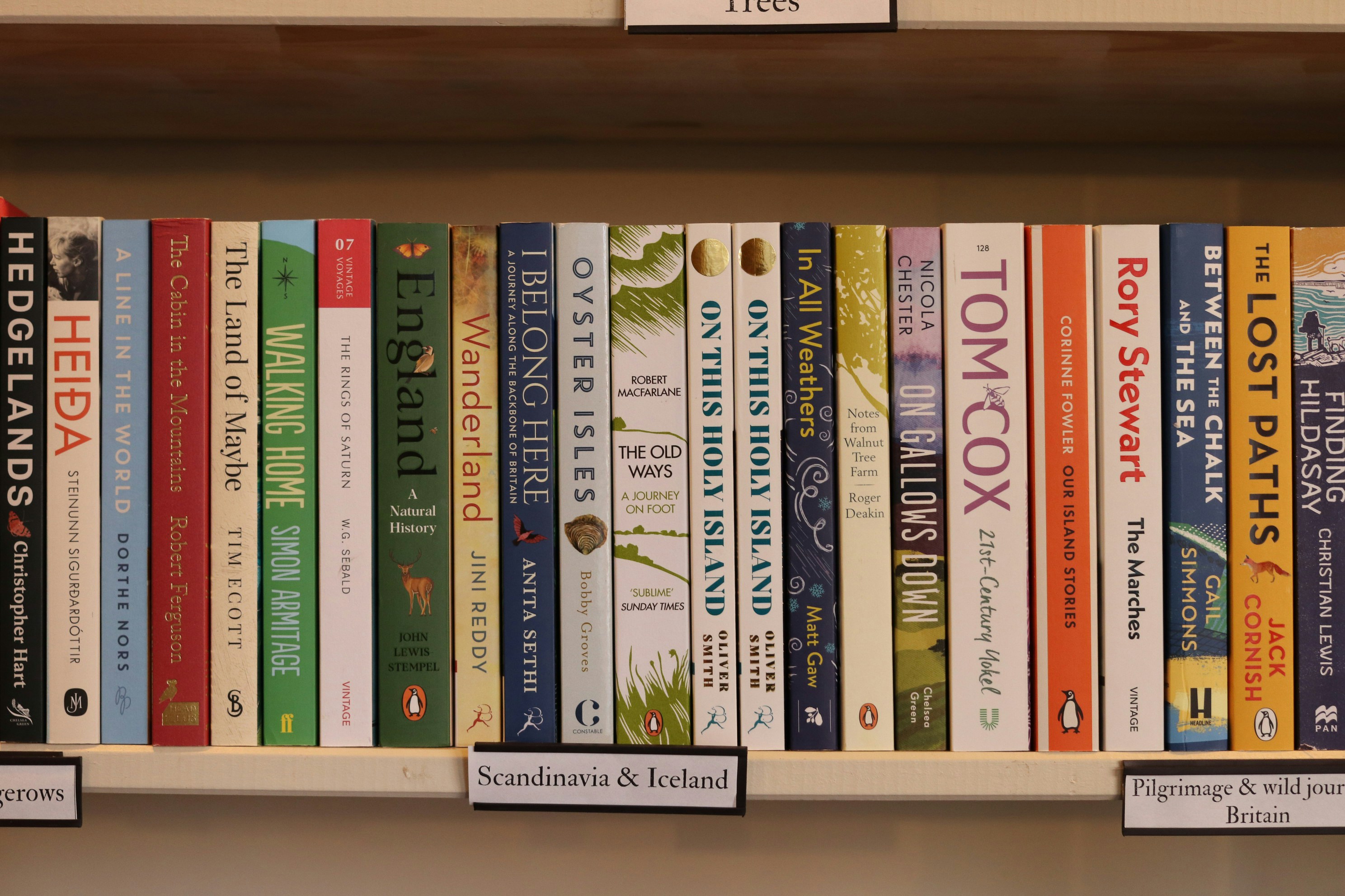 A shelf full of books with various titles. photo – Free Books Image on ...