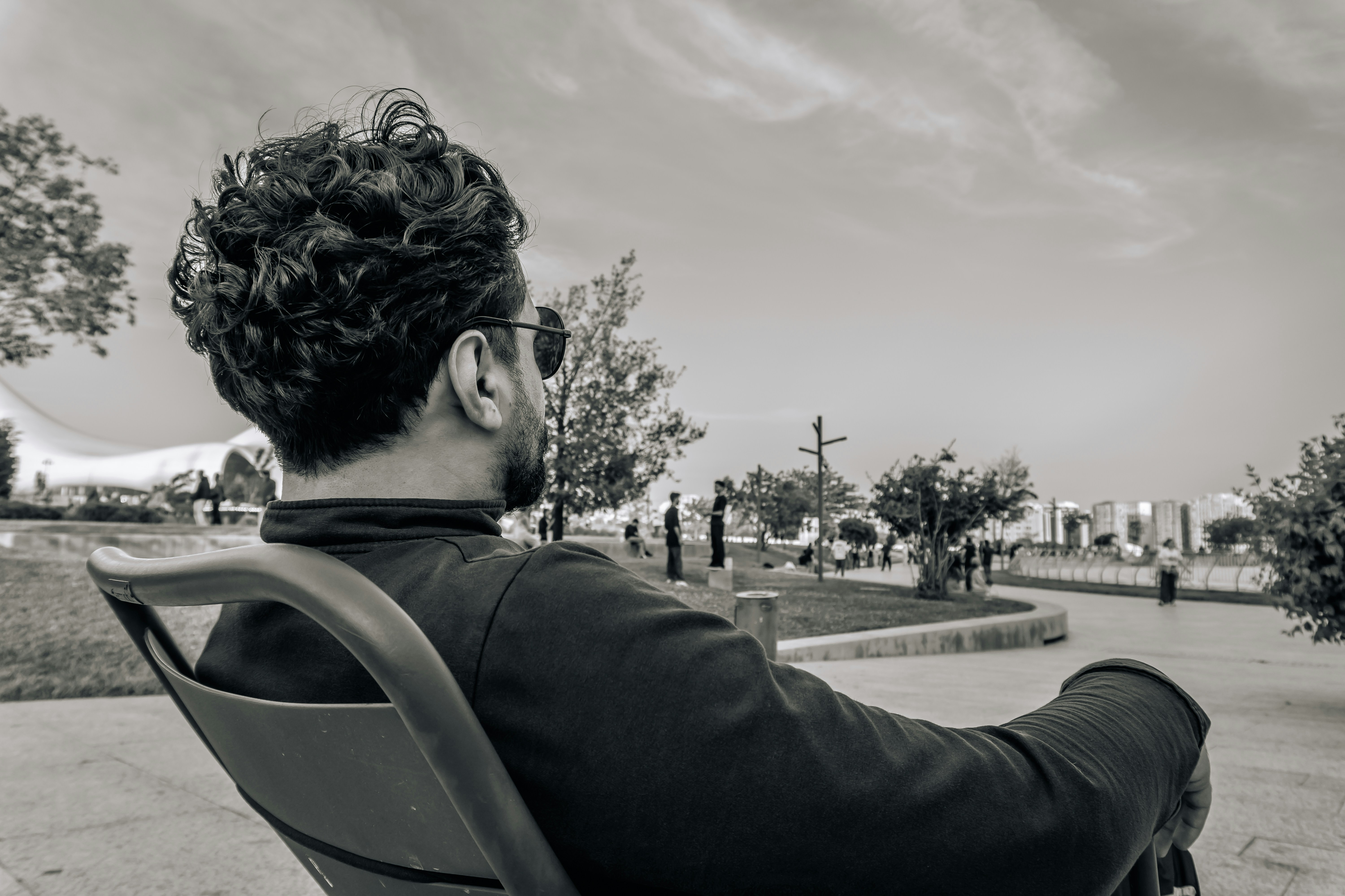 Contemplative Moments in Urban Serenity