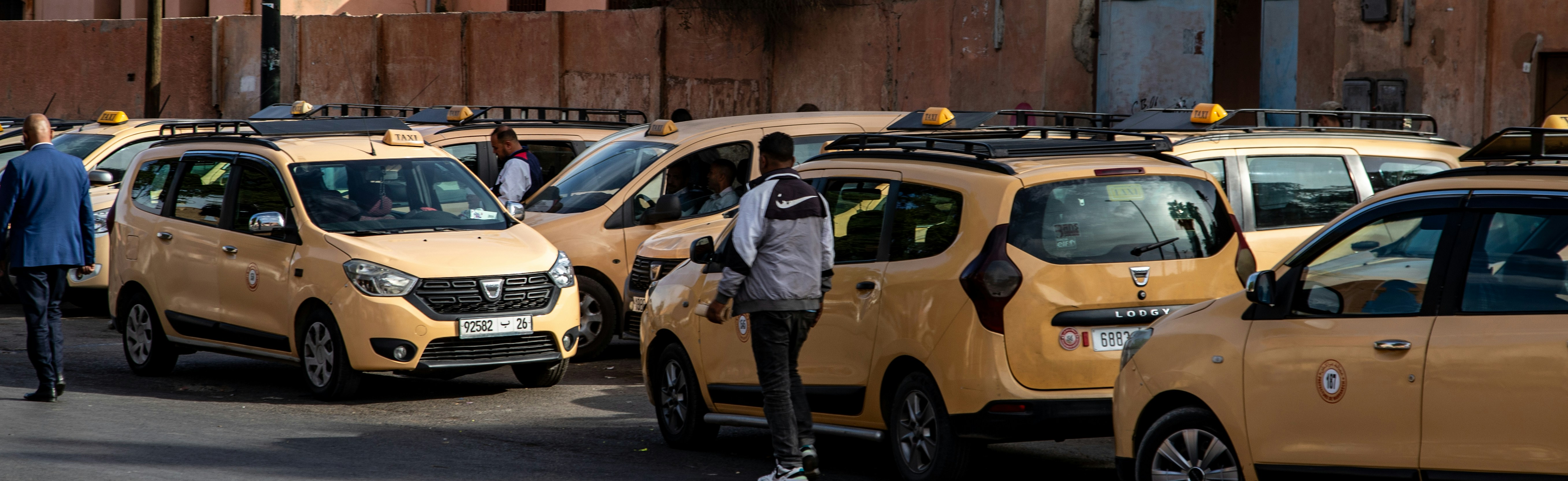 Crossing the Yellow Line: A Pedestrian Among City Taxis