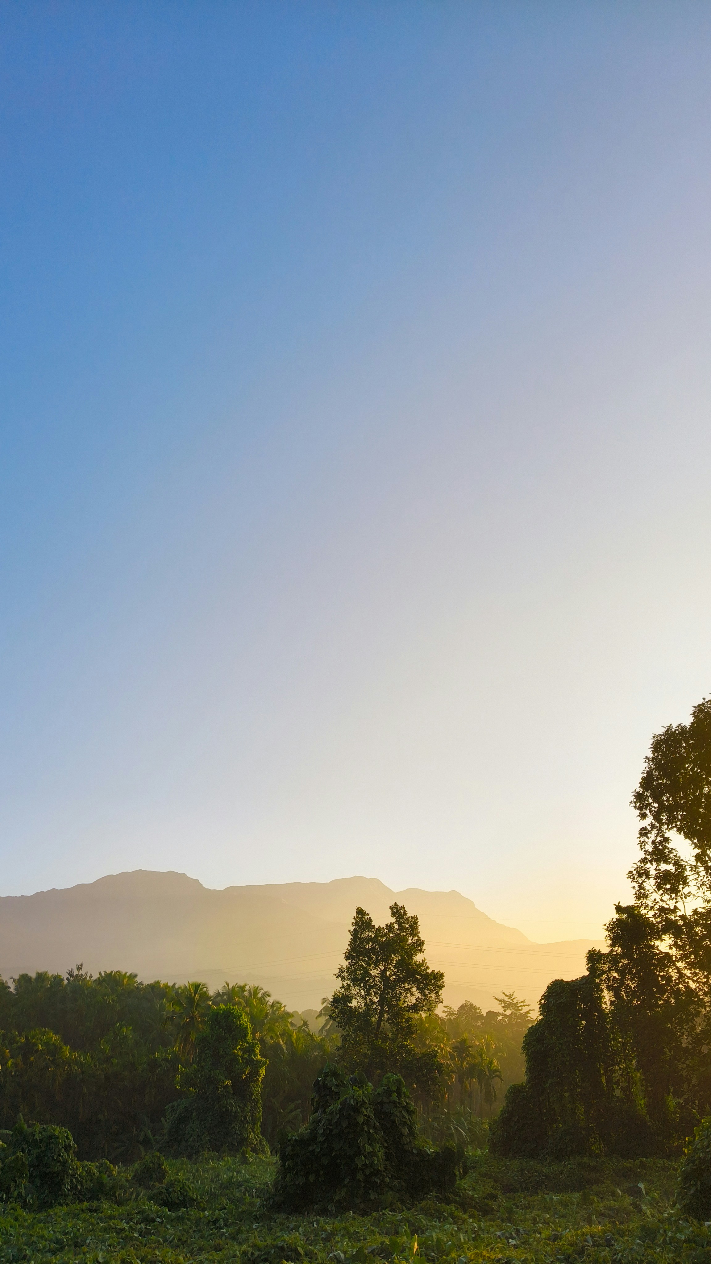Ridge Dawn: Gentle Sunrise Light Over a Quiet Valley