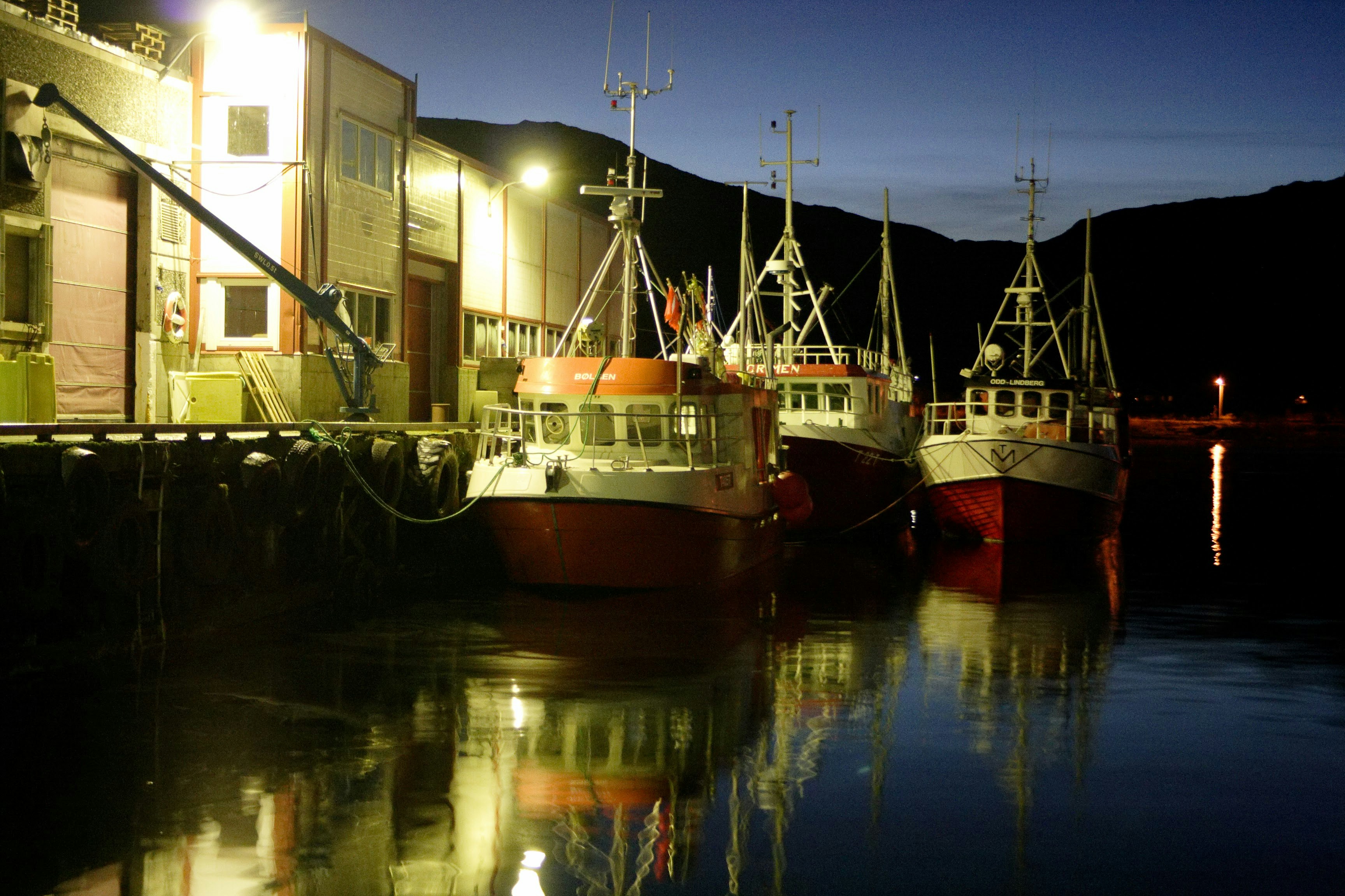 Harbour Vengsøy fishfactory, Troms Norway