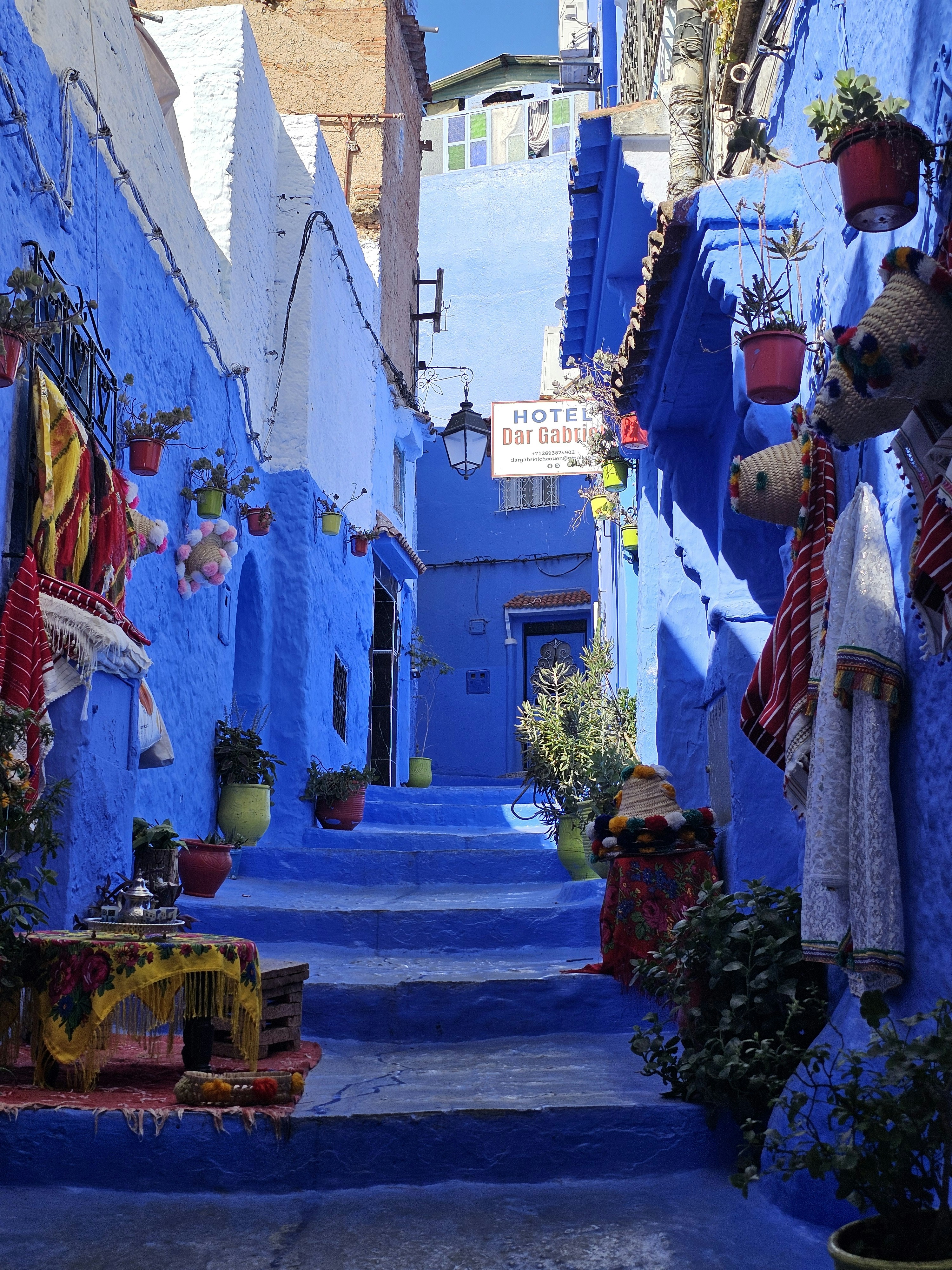 Azure Steps and Blue-Washed Alleys: Market Life in Chefchaouen