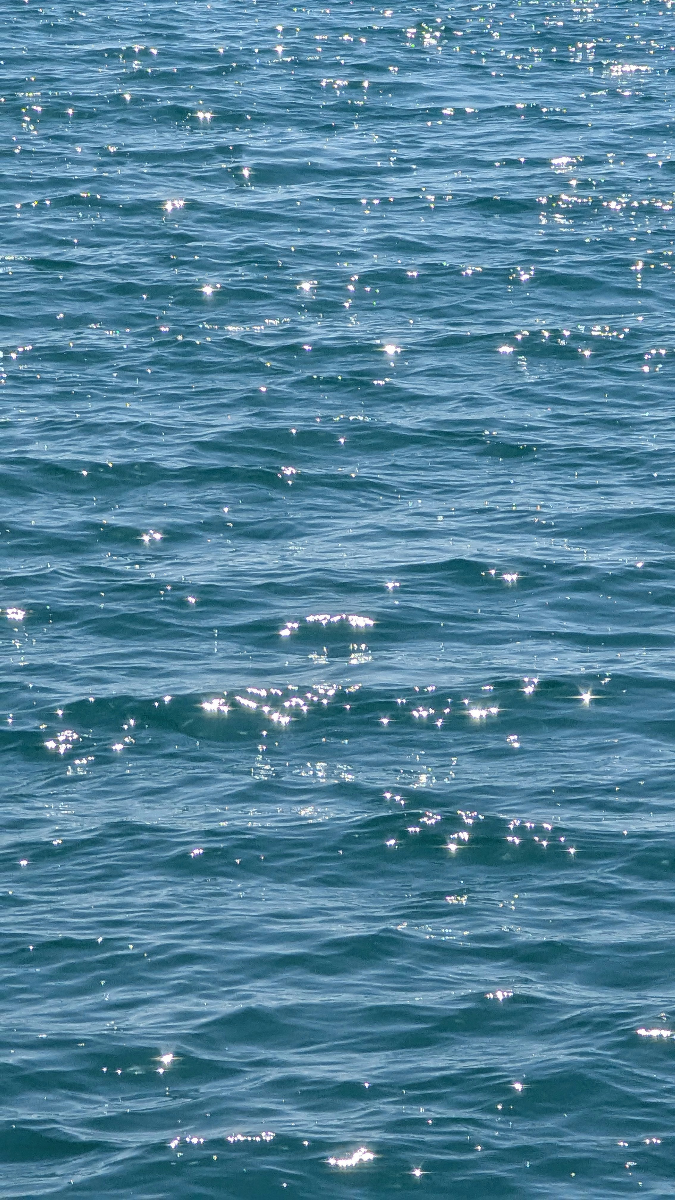 Glittering Ocean: Sunlit Ripples and Sparkles