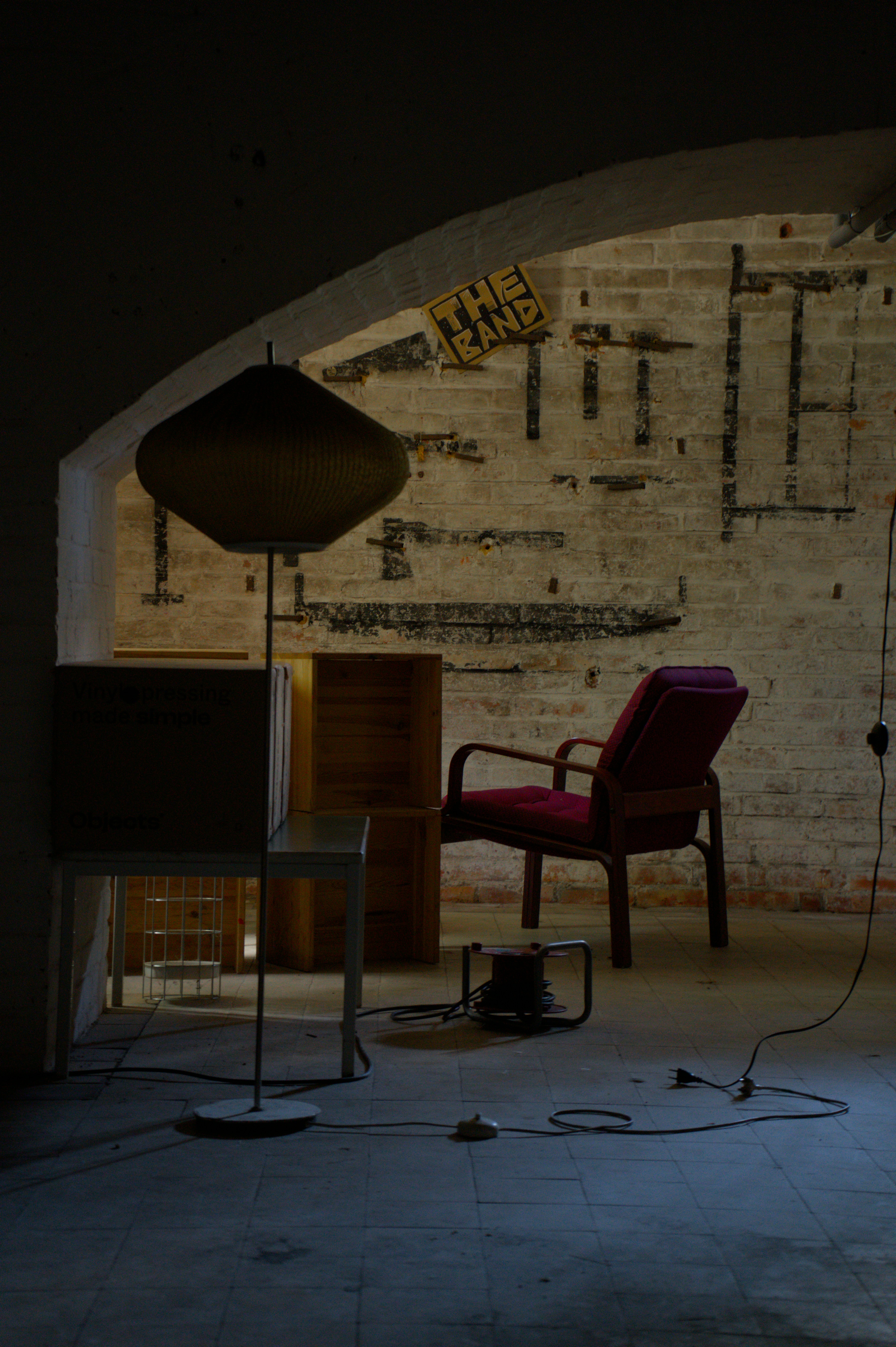 Velvet in the Arch: A Quiet Corner of a Brick Studio