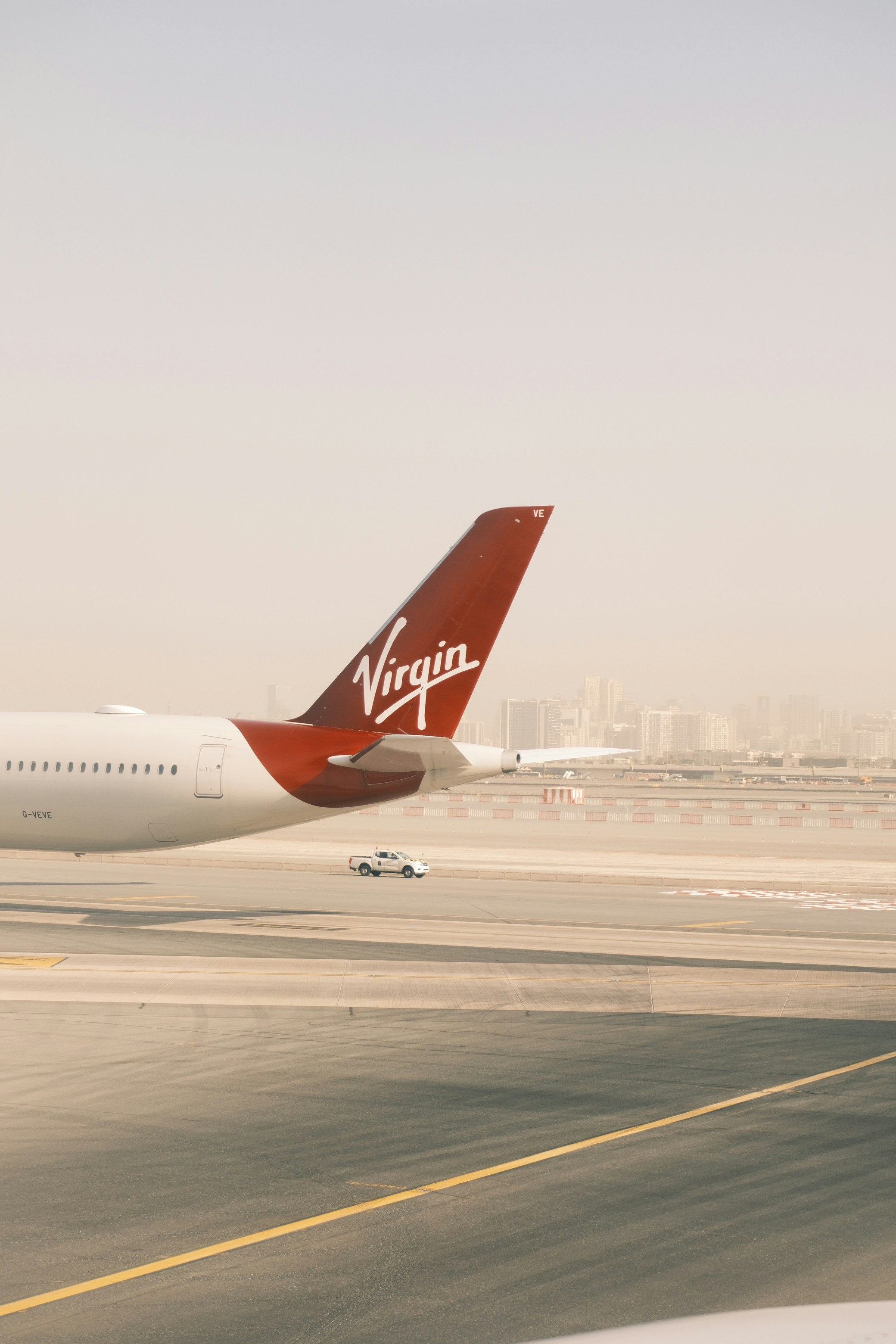 Virgin Airlines at Dubai International Airport