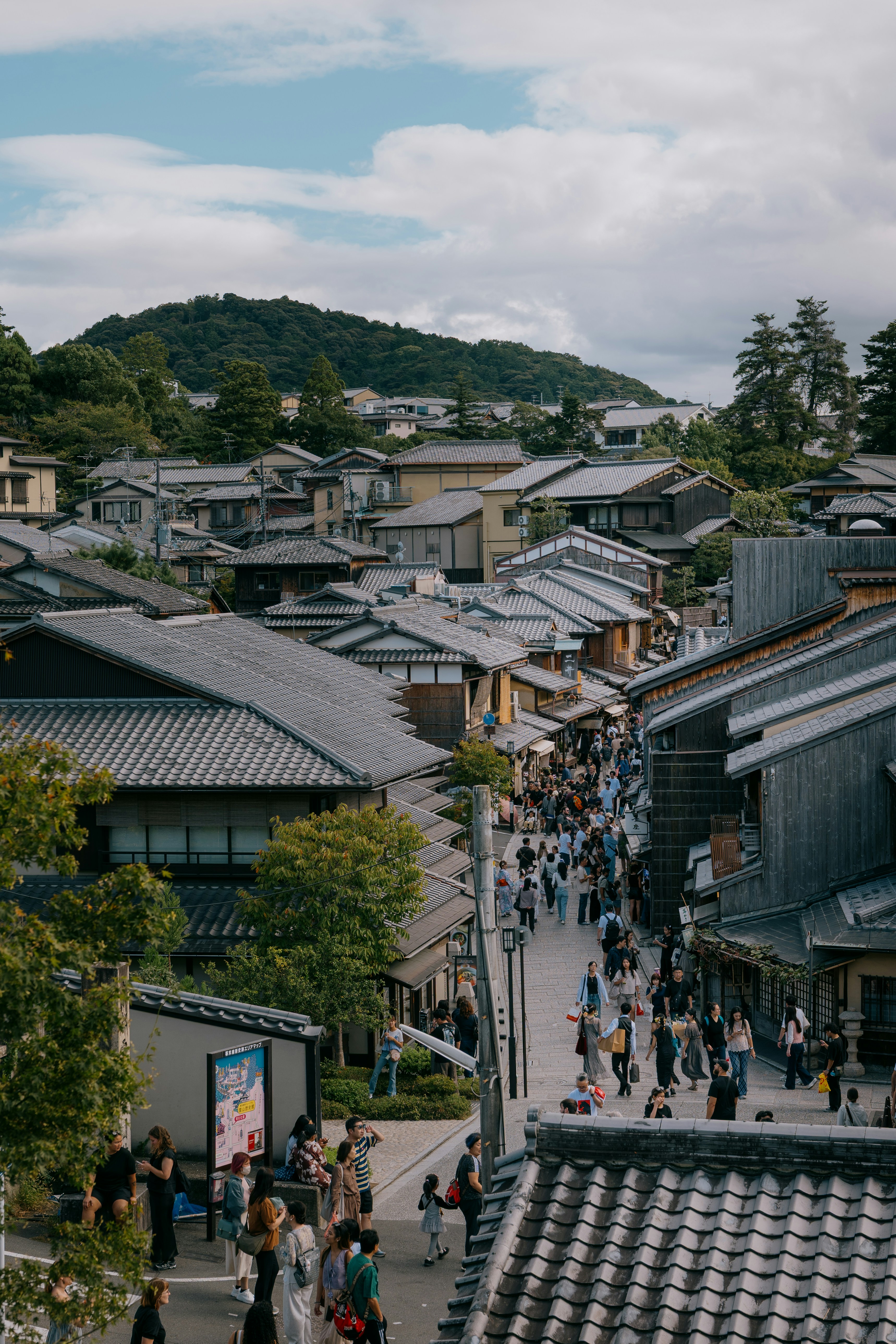 Rooftops, Footfalls, and Timeless Tales: A Walk Through a Historic Japanese Street