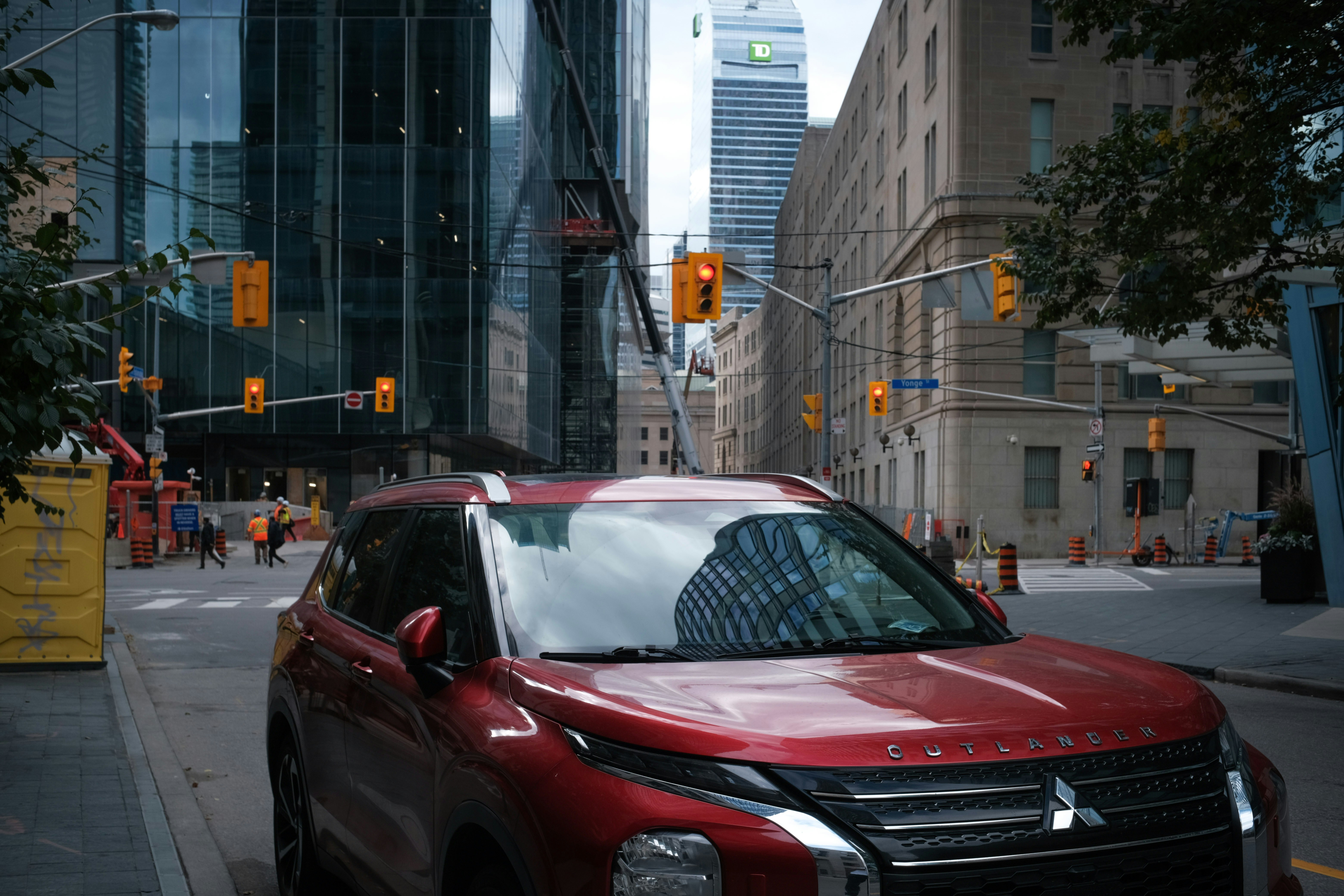 Among all the things in the vicinity I could've taken a picture of, this car's gorgeous paint job immediately stood out to me.