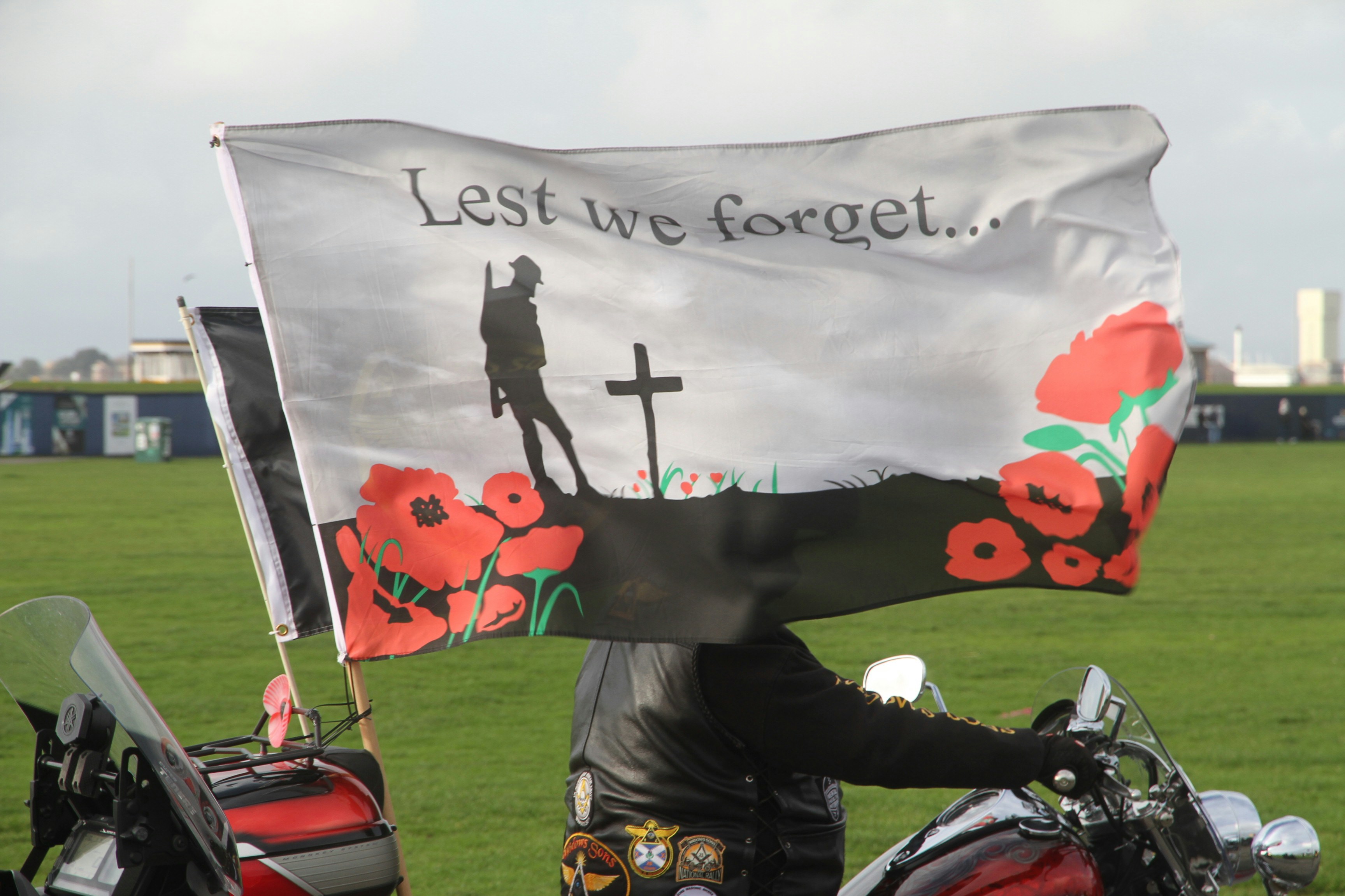 Annual biker rally. Armistice Sunday 9 November 2025.