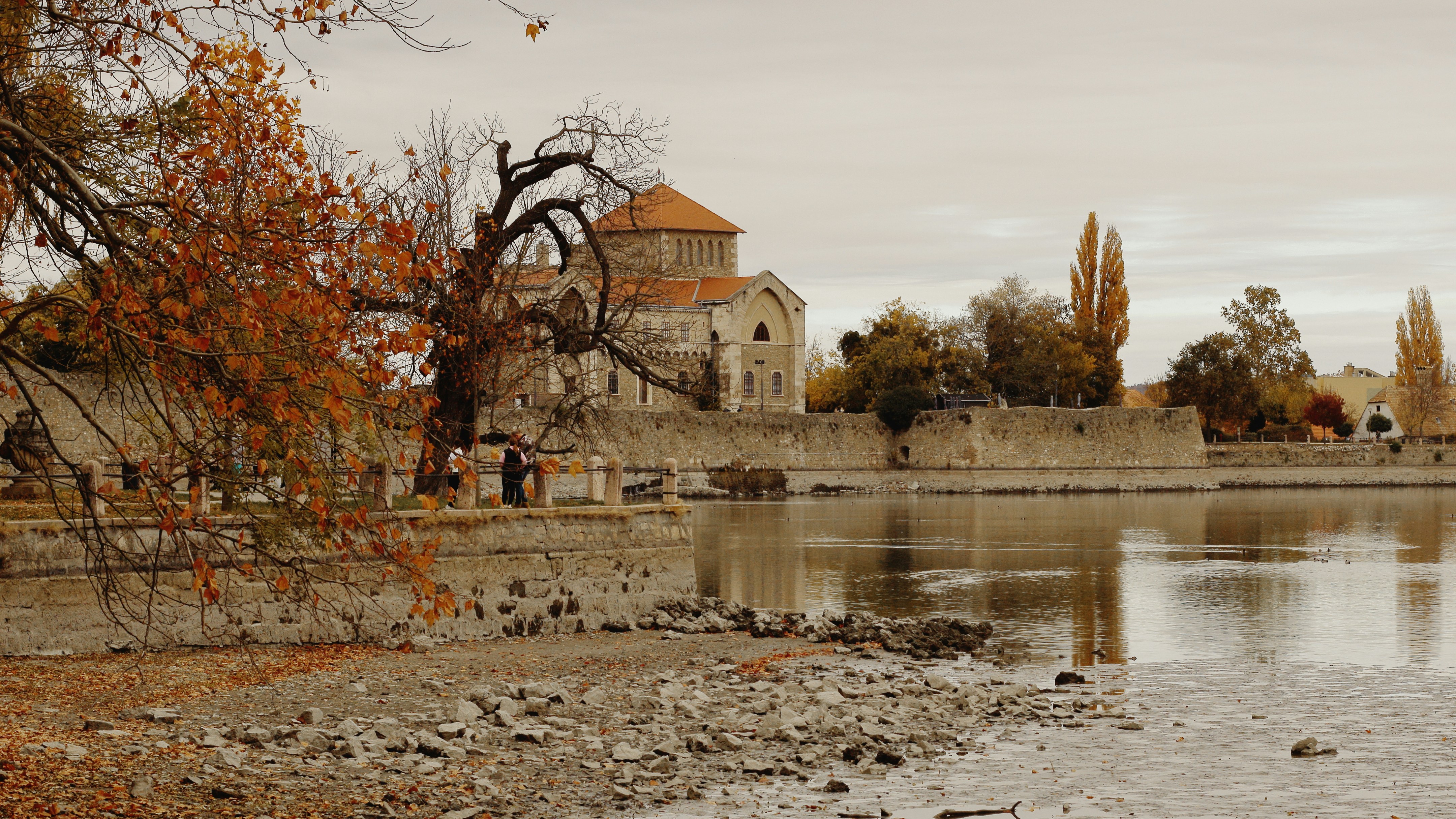 Riverside Bastion in Autumn Light