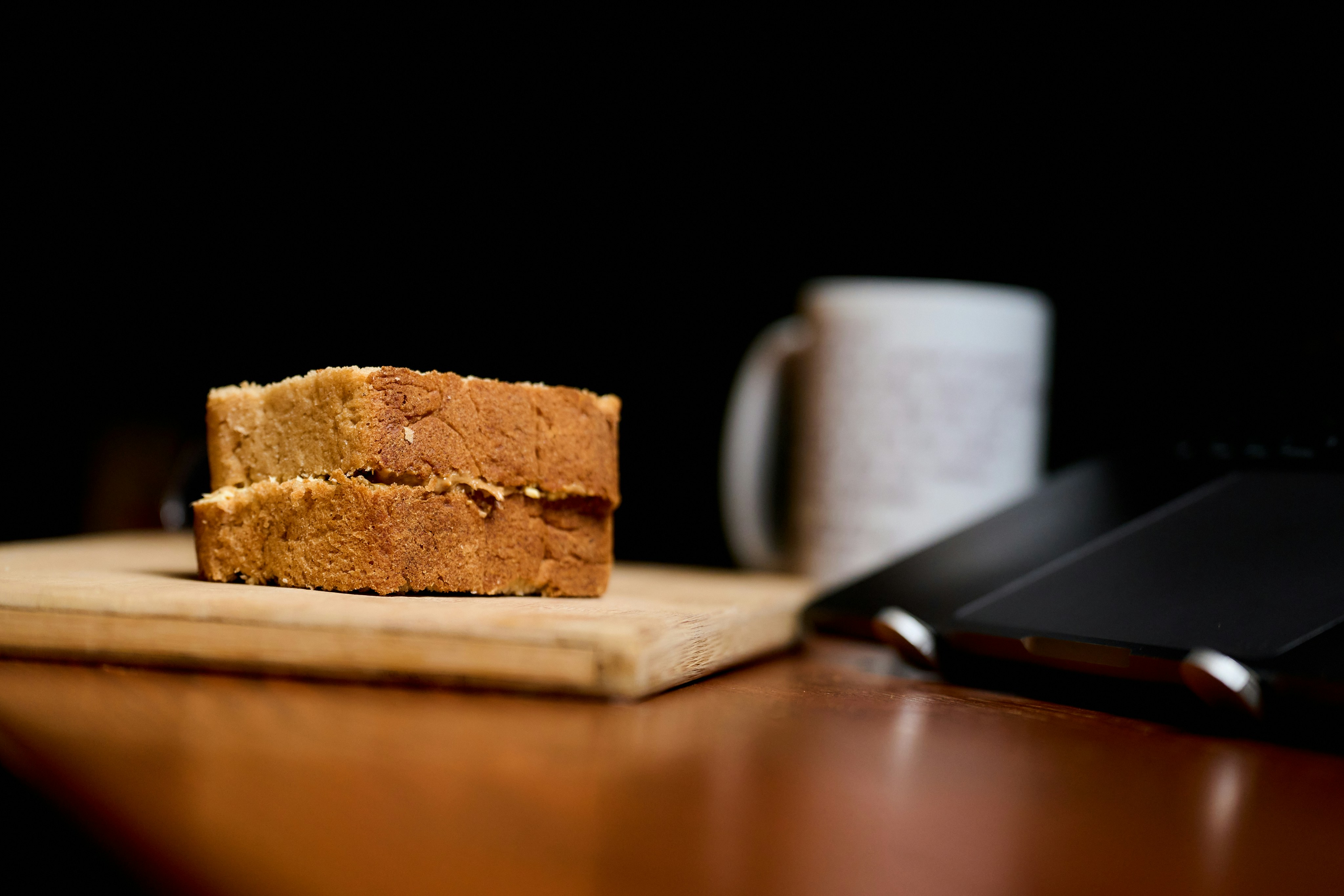 Toast on Wood: A Minimal Morning Study in Light and Focus