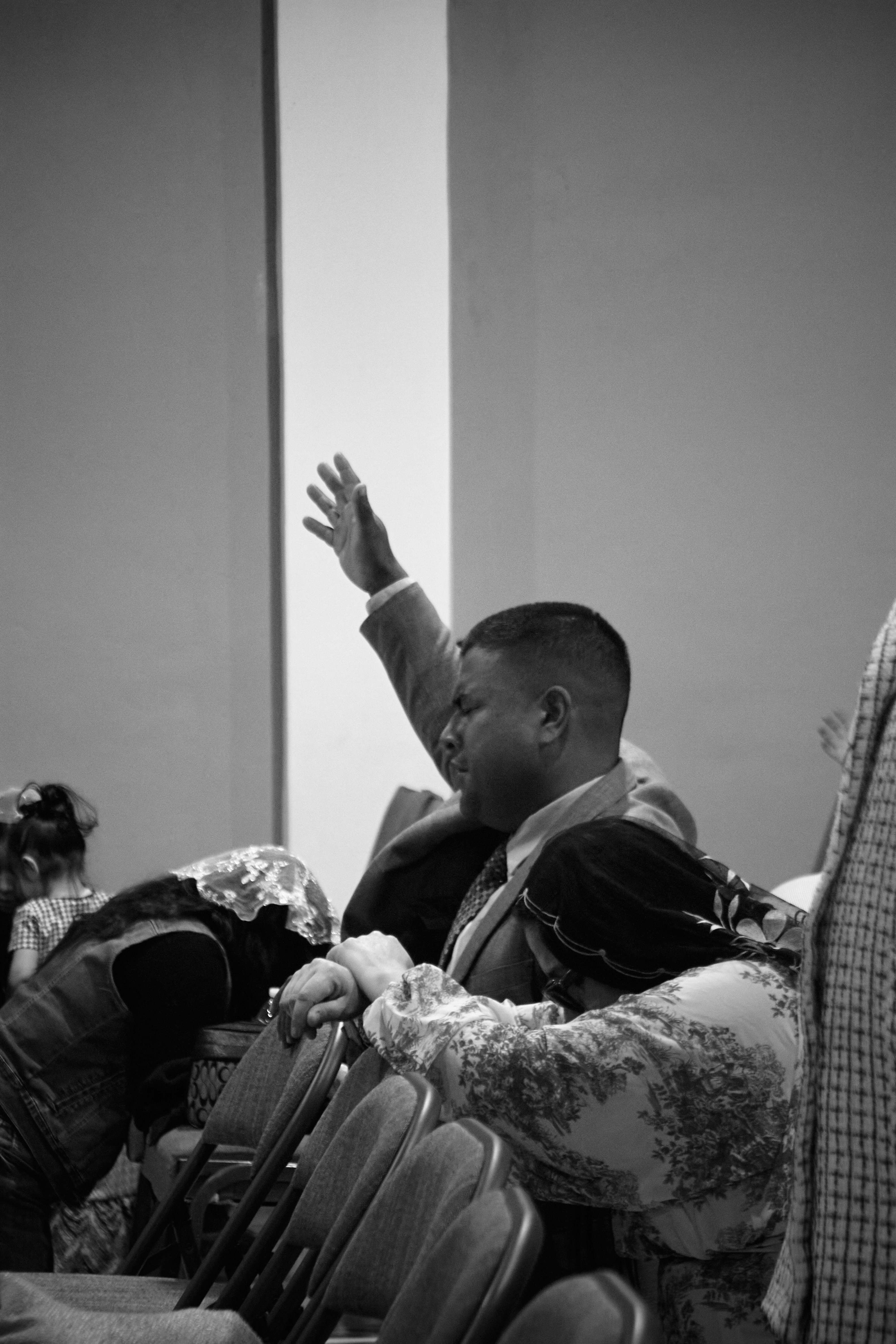 Raising Hands, Inward Focus: A Quiet Hall Moment