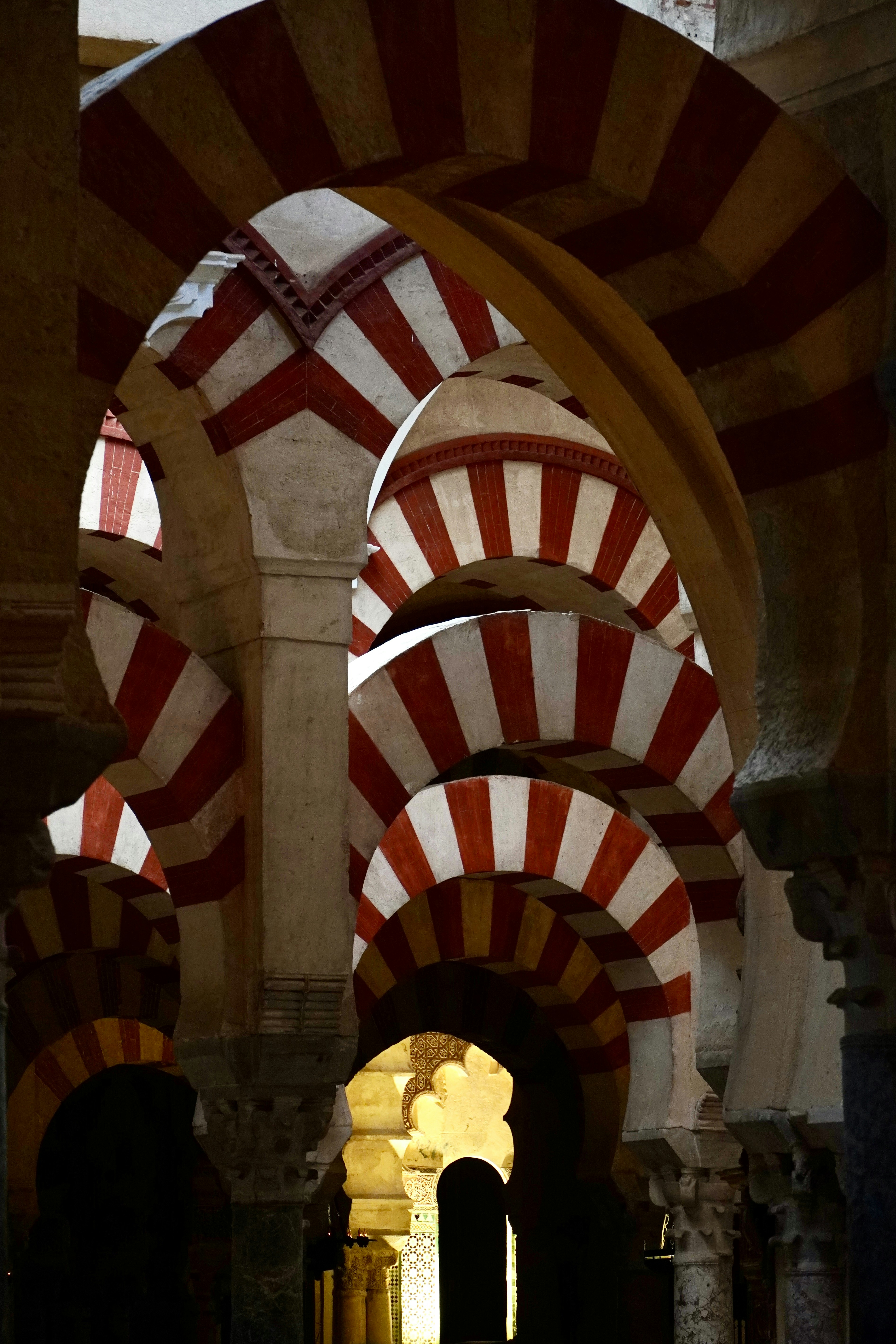Stripe-Lined Vaults: Light Through Córdoba’s Red-and-White Arches
