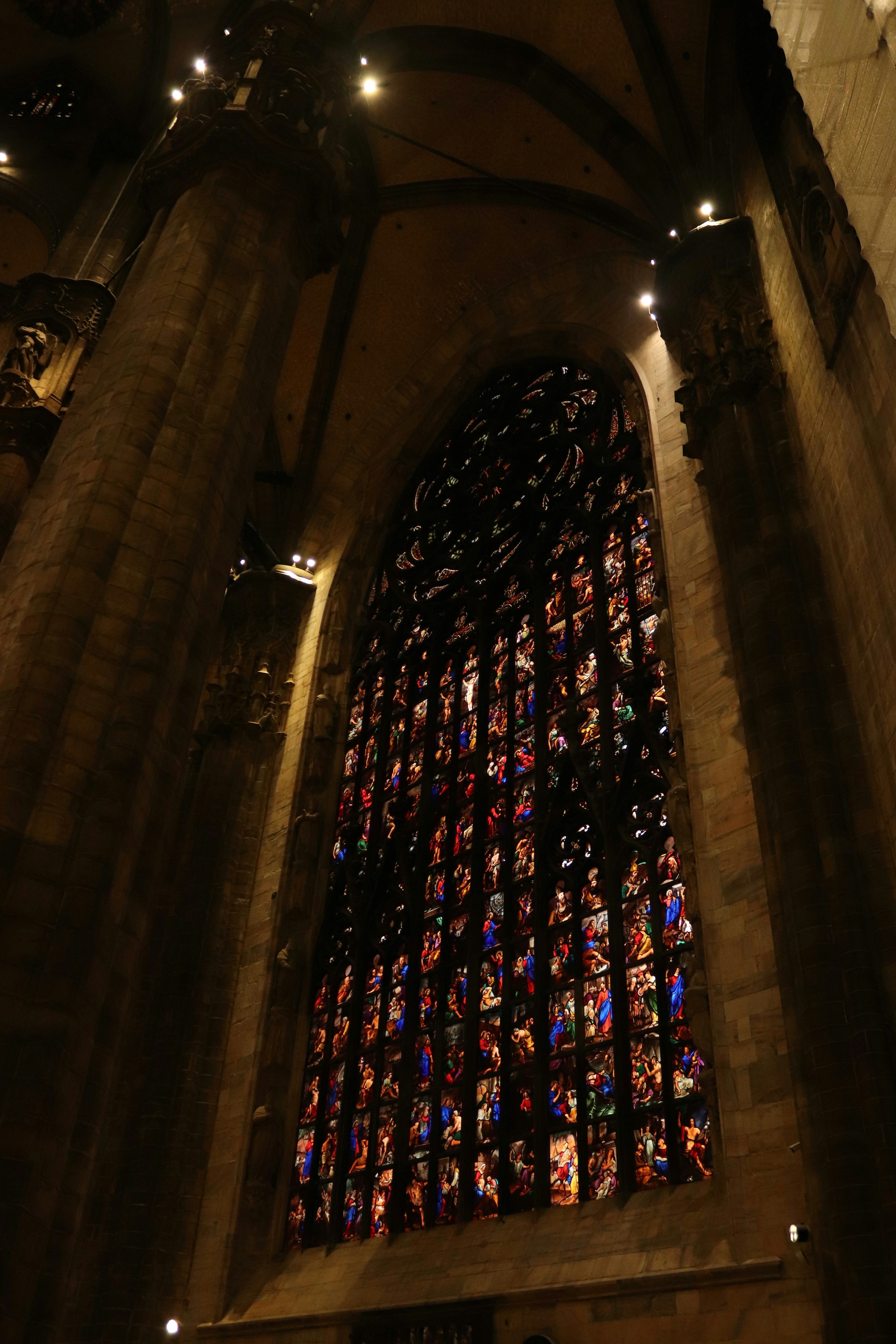 Stone Light on Stained Glass: Quiet Drama Inside a Gothic Cathedral