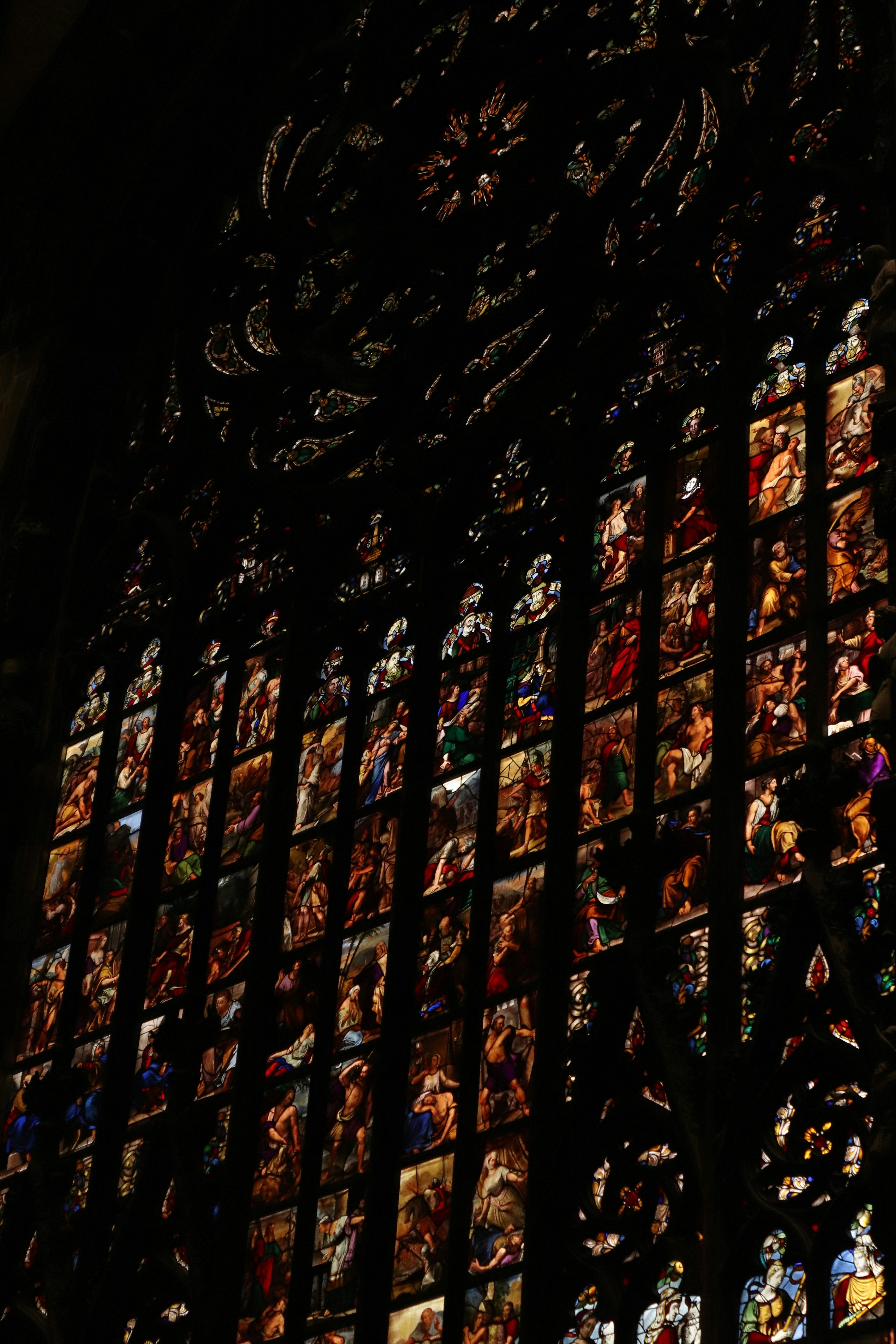 Iron Lace Framing a Cathedral Mosaic