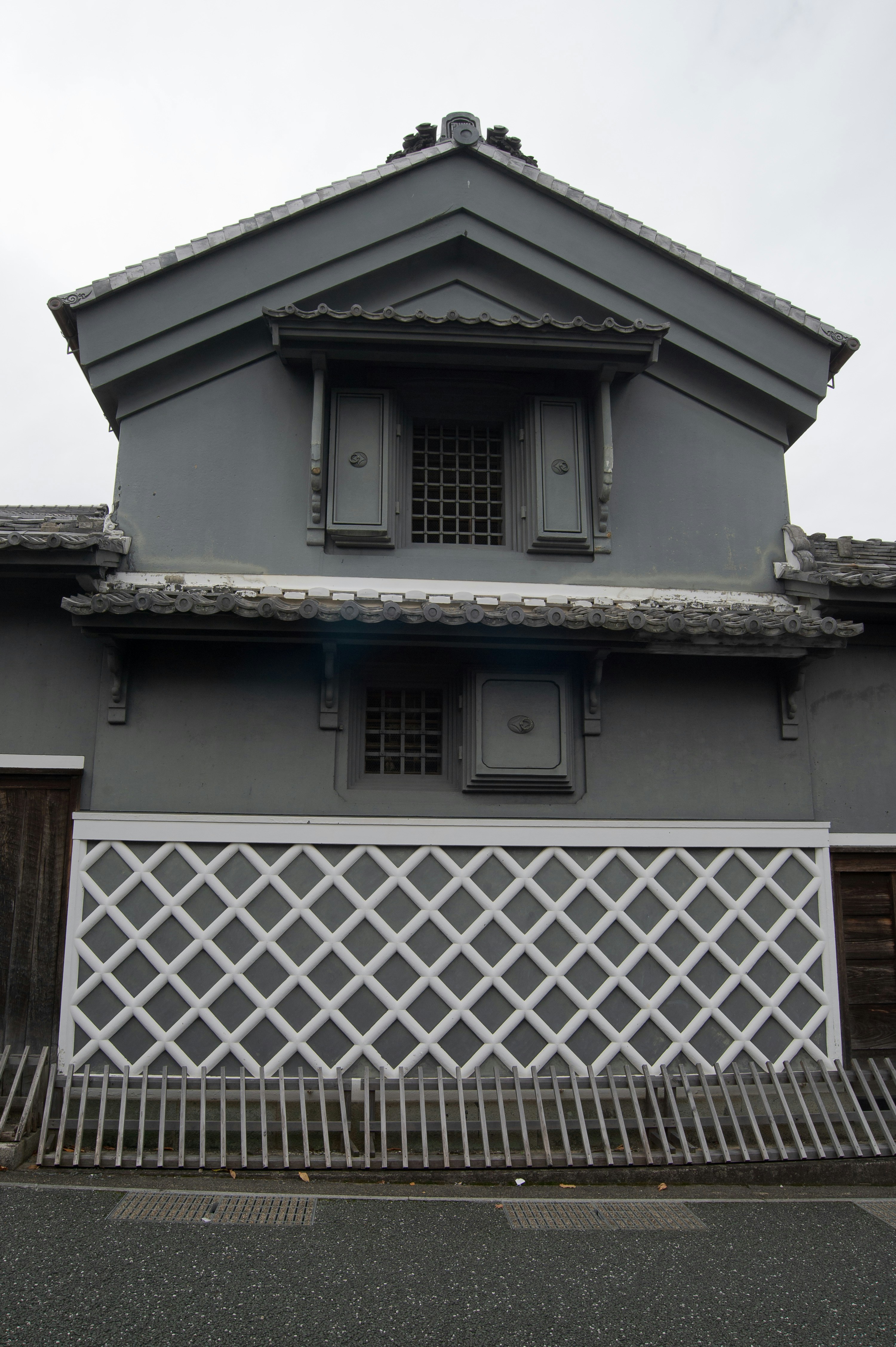 Gray Facade, Quiet Geometry: A Two-Story Japanese-Style House