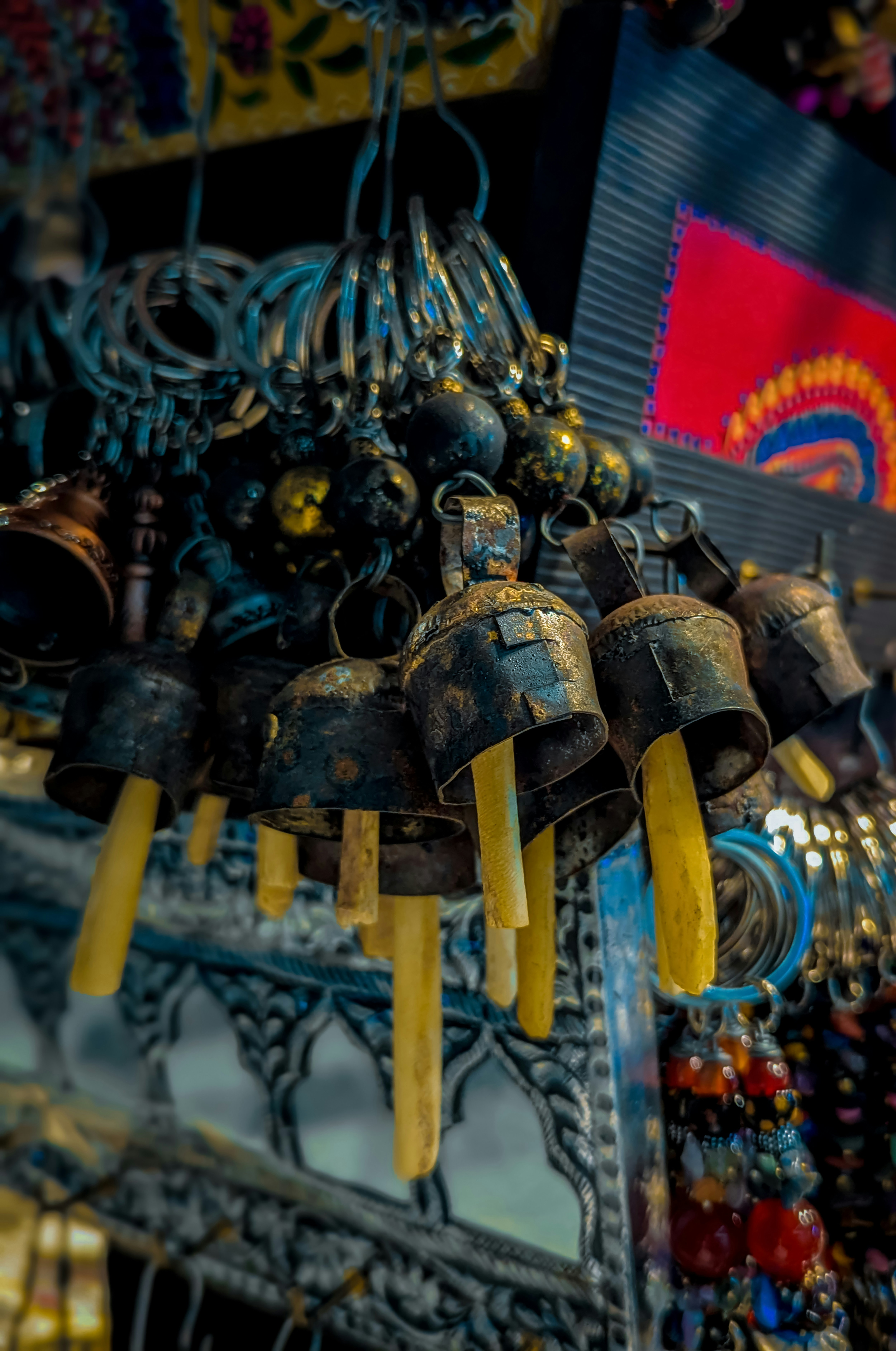 Old traditional women's jewelry and historical items like museum in Emprorium Mall Lahore