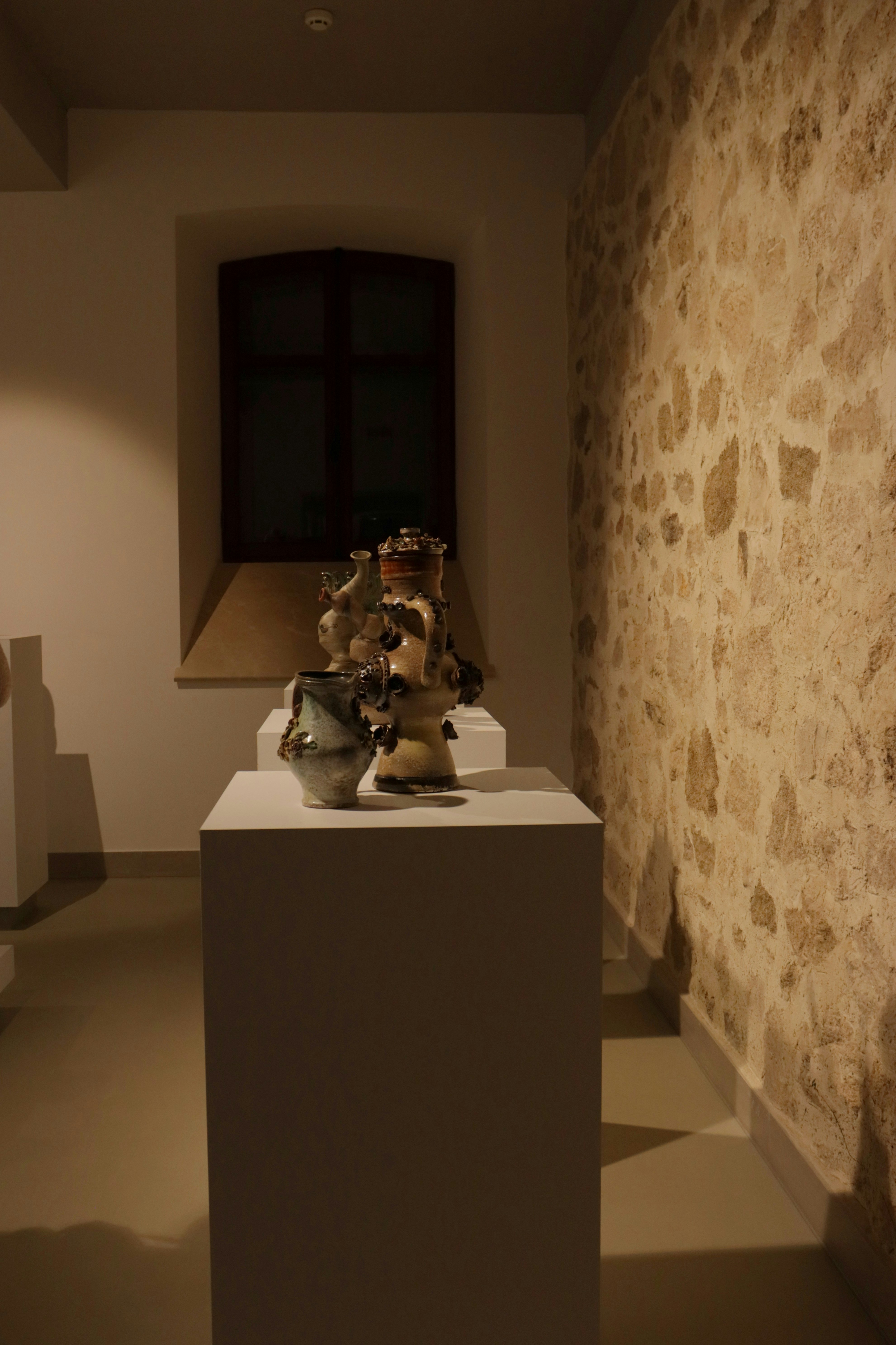 Ceramic Constellations on a Quiet Gallery Pedestal