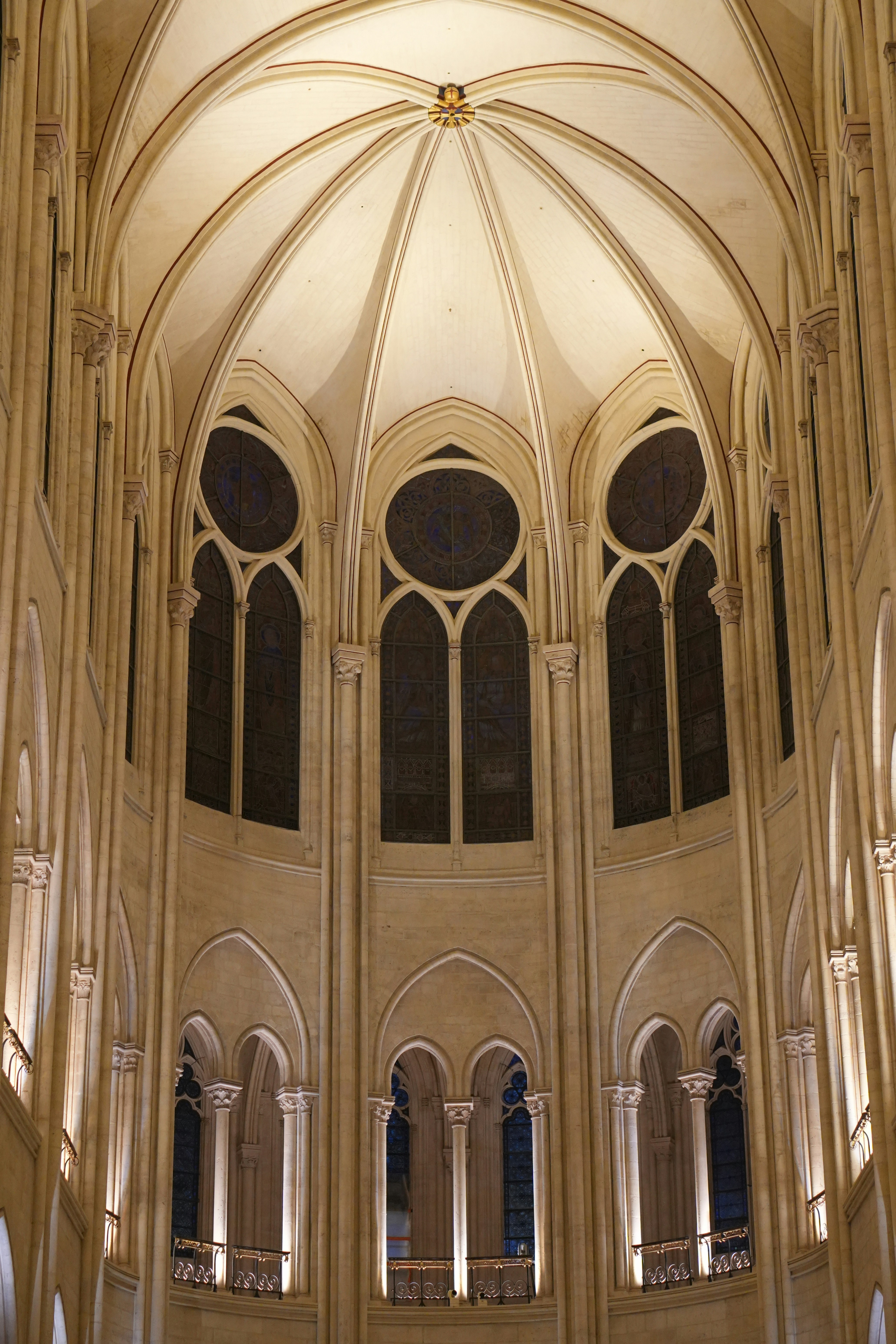 Ribbed Vaults at Dusk: The Cathedral's Vertical Echo