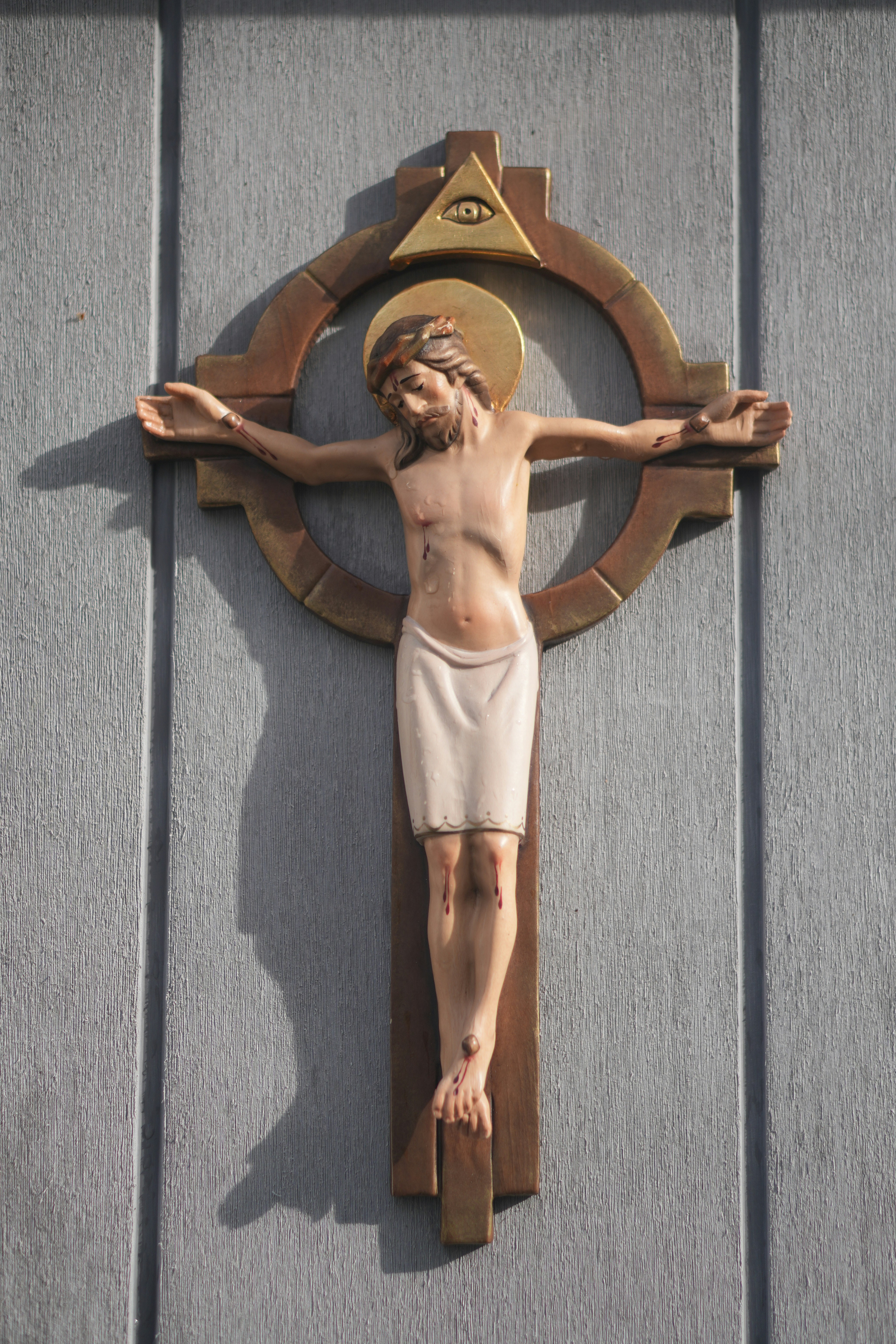 Crucifix with eye of providence above photo – Free Jesus christ Image ...