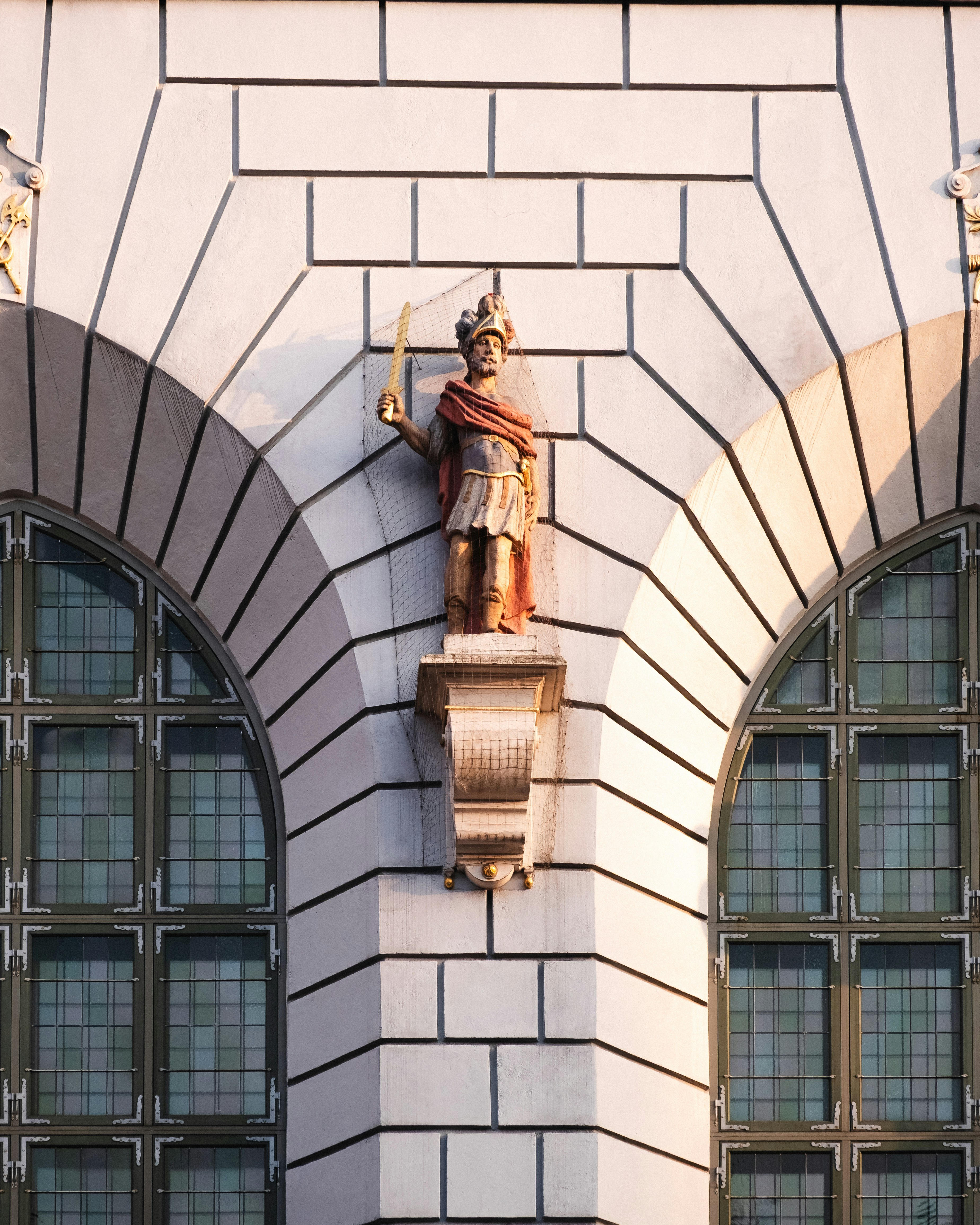 Stone Sentinel Between Arches