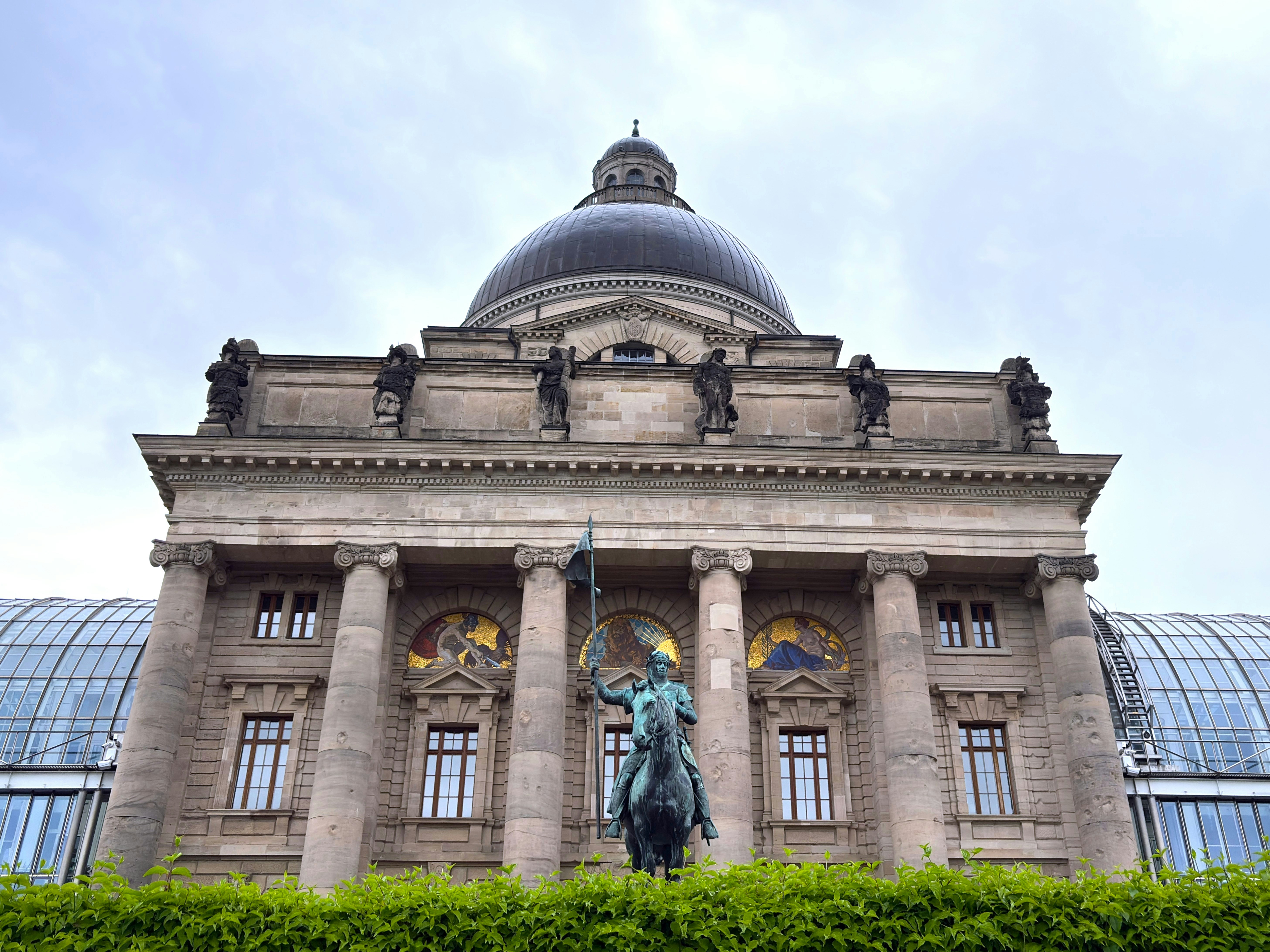 Bavarian State Chancellery Building in Munich, Germany