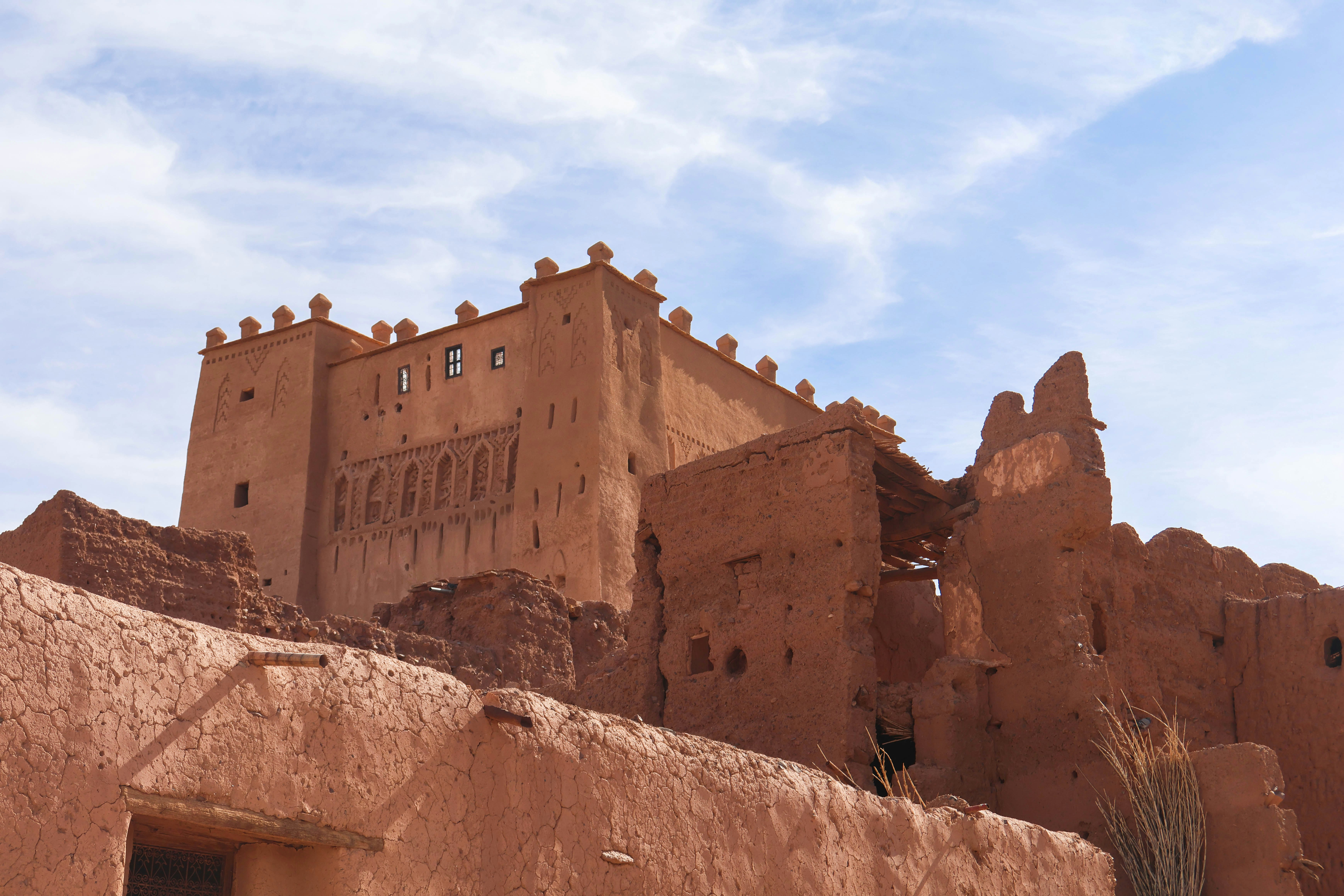 The view of Tifoultoute Kasbah in Ouarzazate