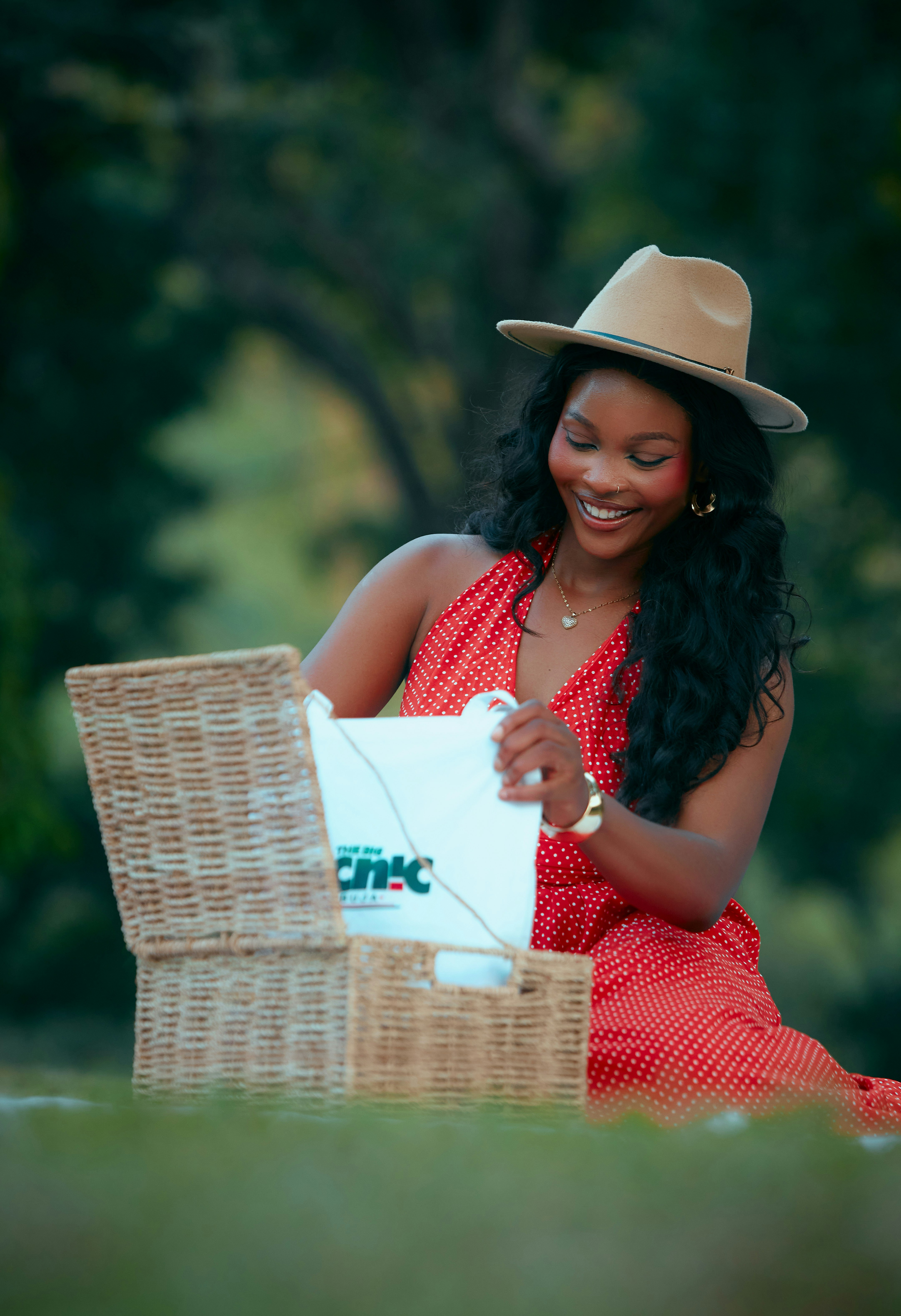 Polka-Dot Picnic: A Warm Smile in the Park