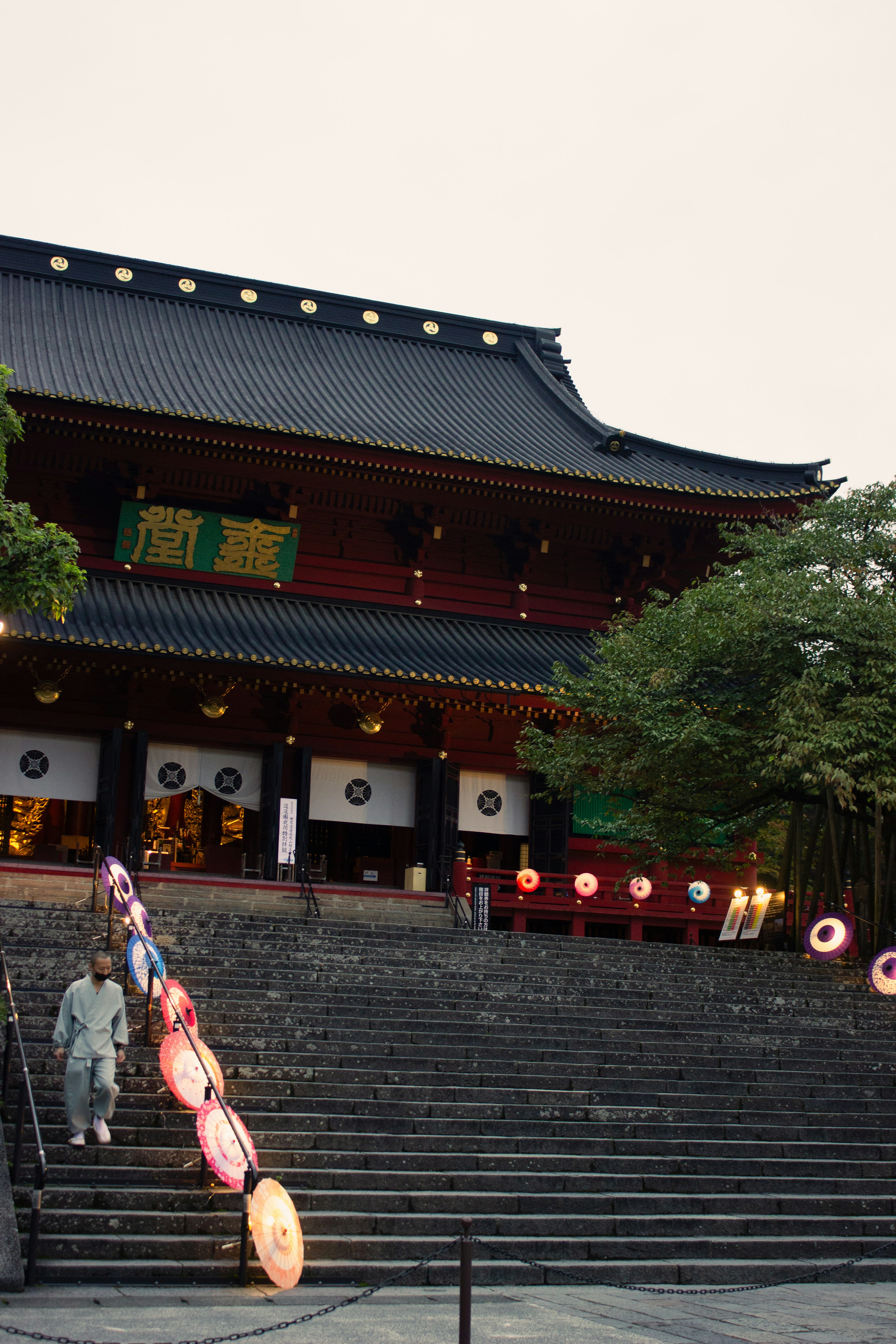 Rinno-ji Buddhist Temple in Nikko, Japan. It is one of the most important and ancient temples in the region, which is a UNESCO World Cultural Heritage Site.