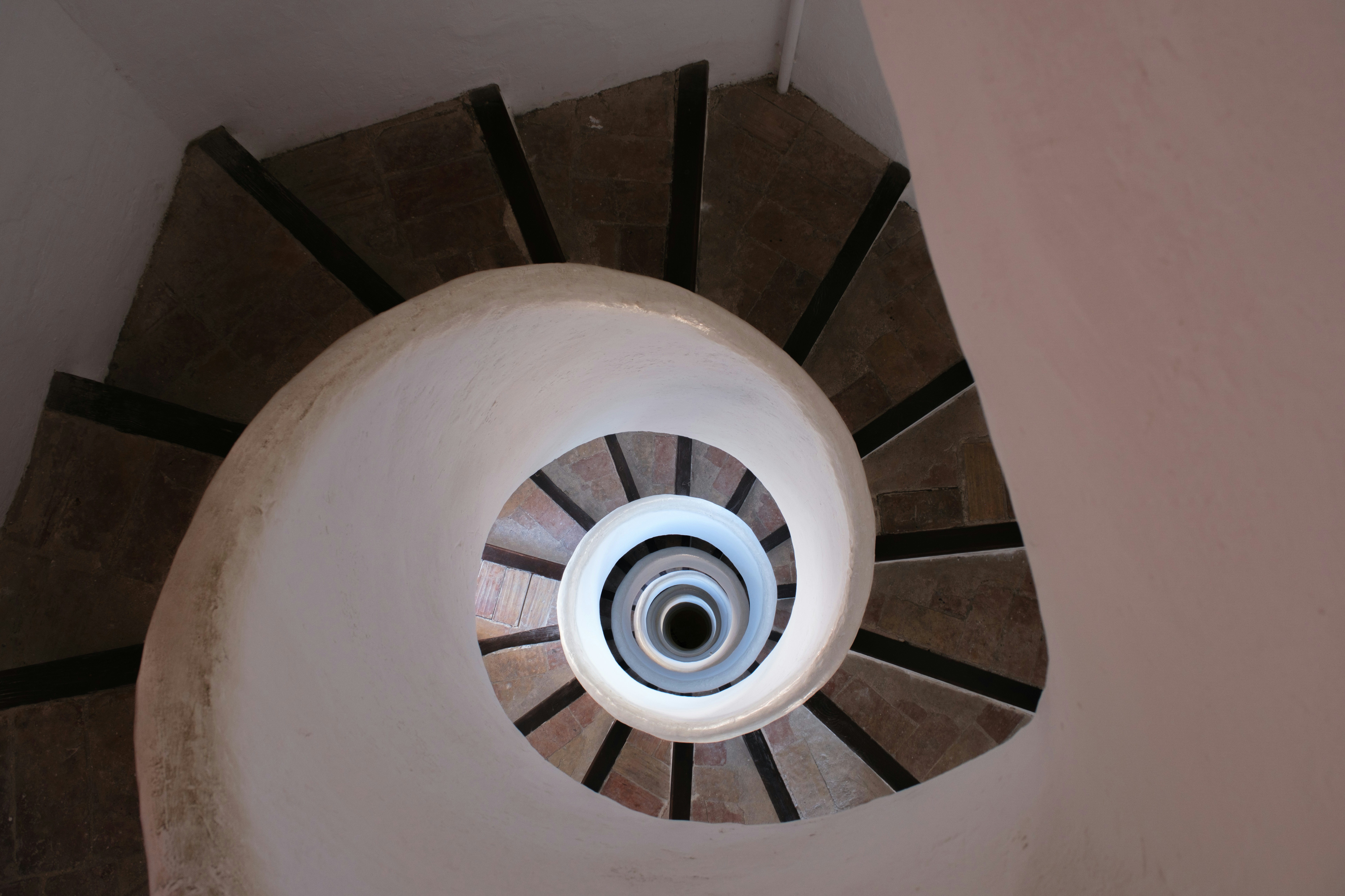 Whorl of Stone: A Bird's-Eye Descent into a Circular Staircase
