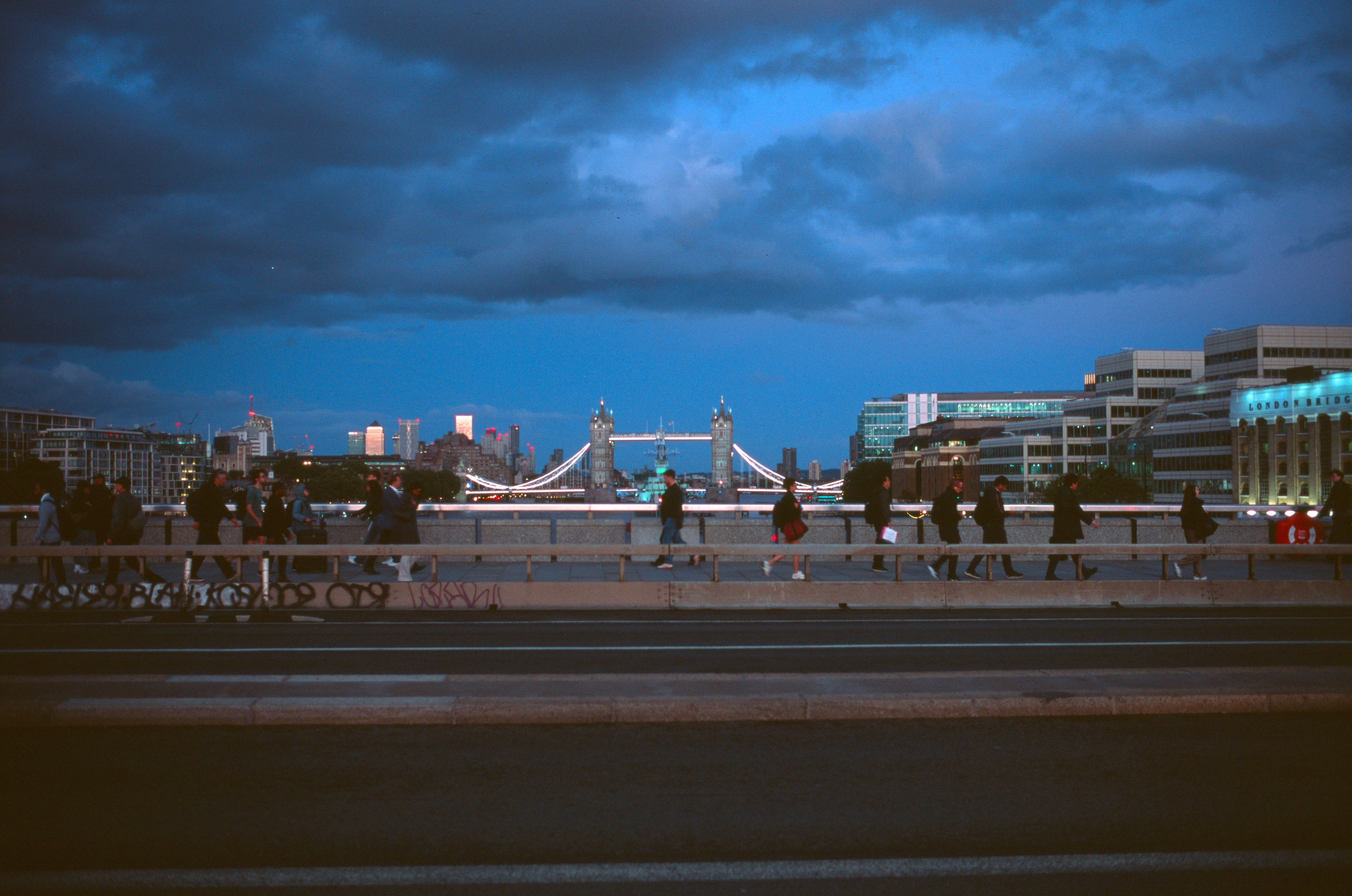 Tower bridge and london skyline at dusk photo – Free Travel Image on ...