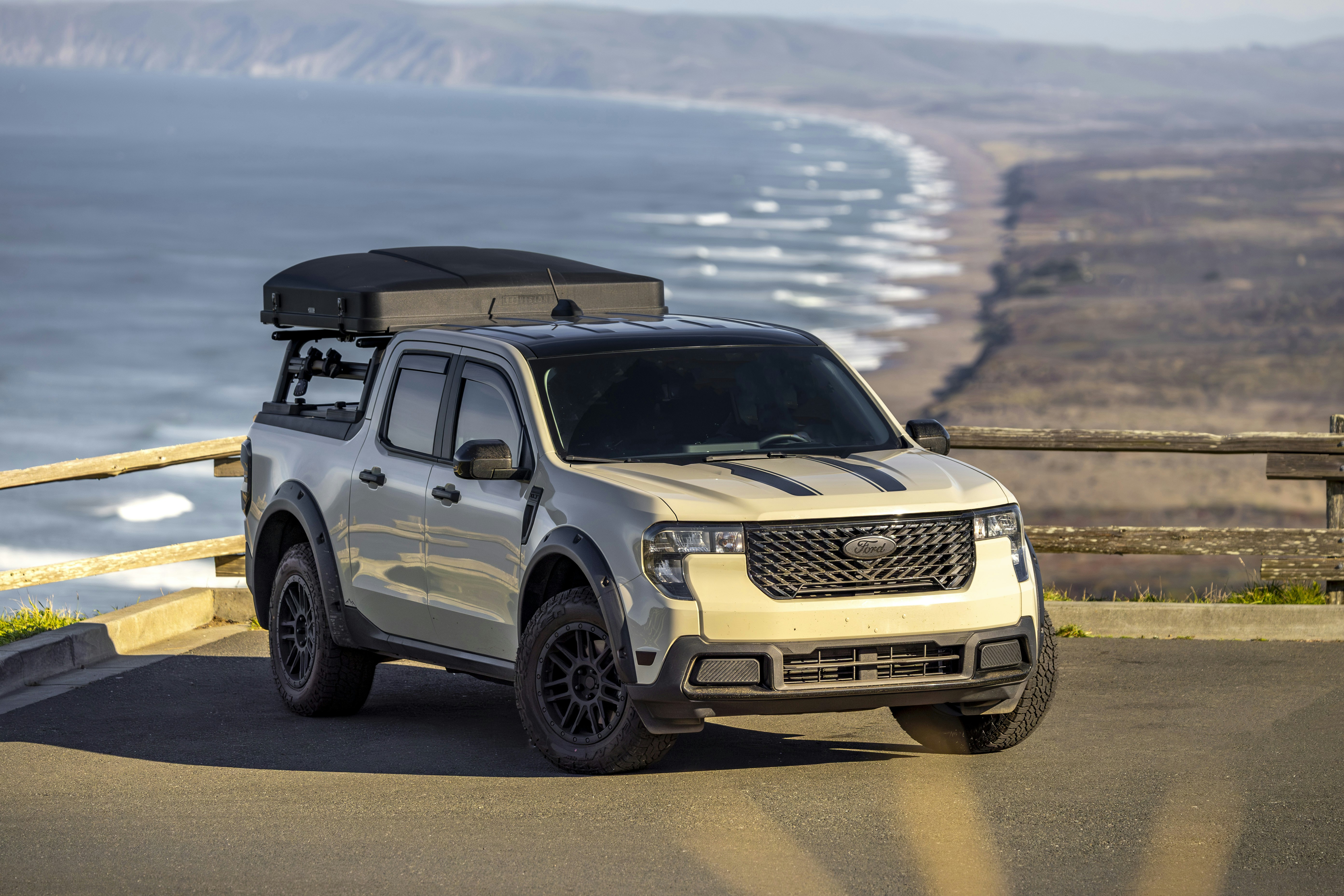 Coastal Vantage: Silver Pickup at the Pacific Edge