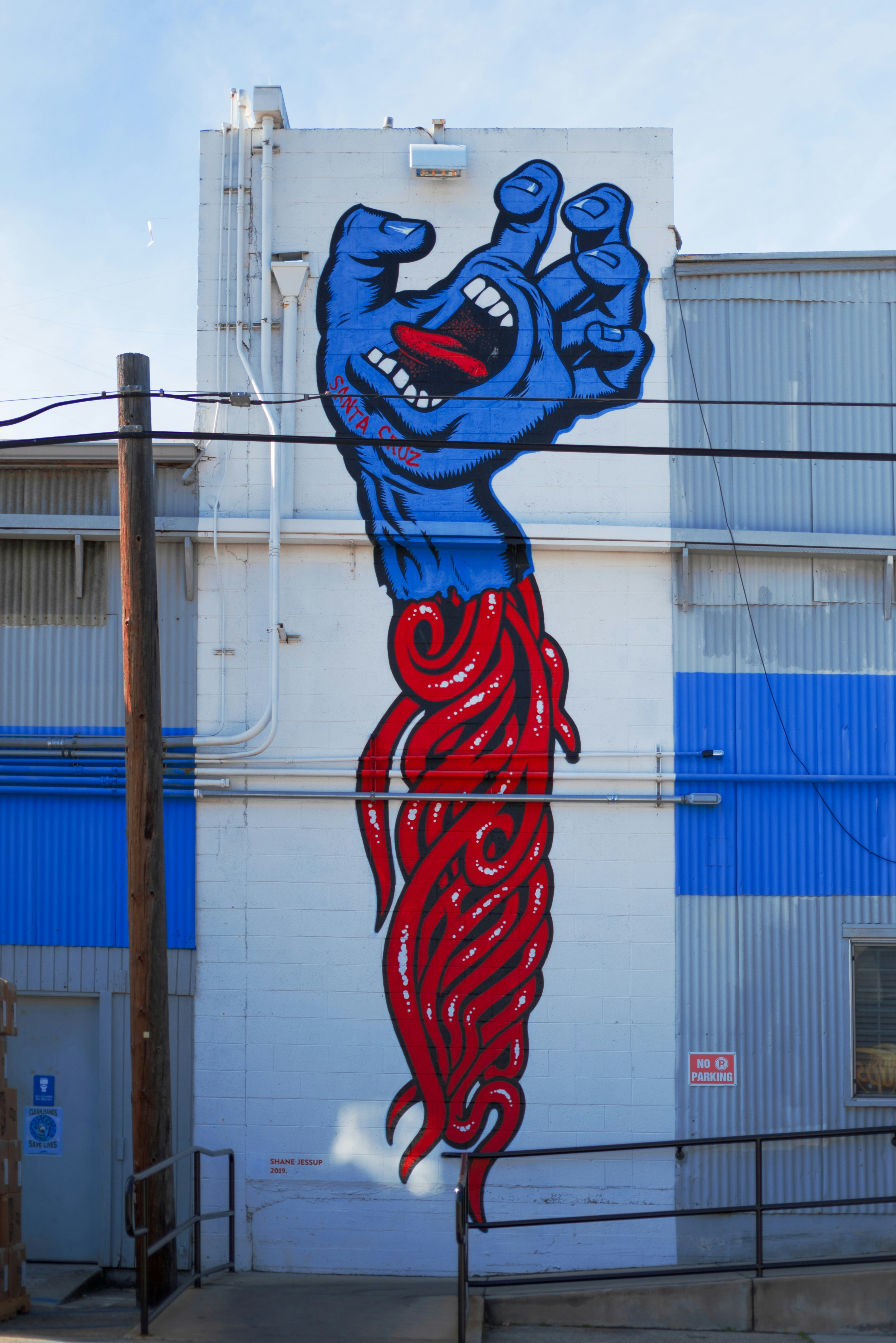 Santa Cruz Screaming Hand Logo Santa Cruz, CA. November 2025