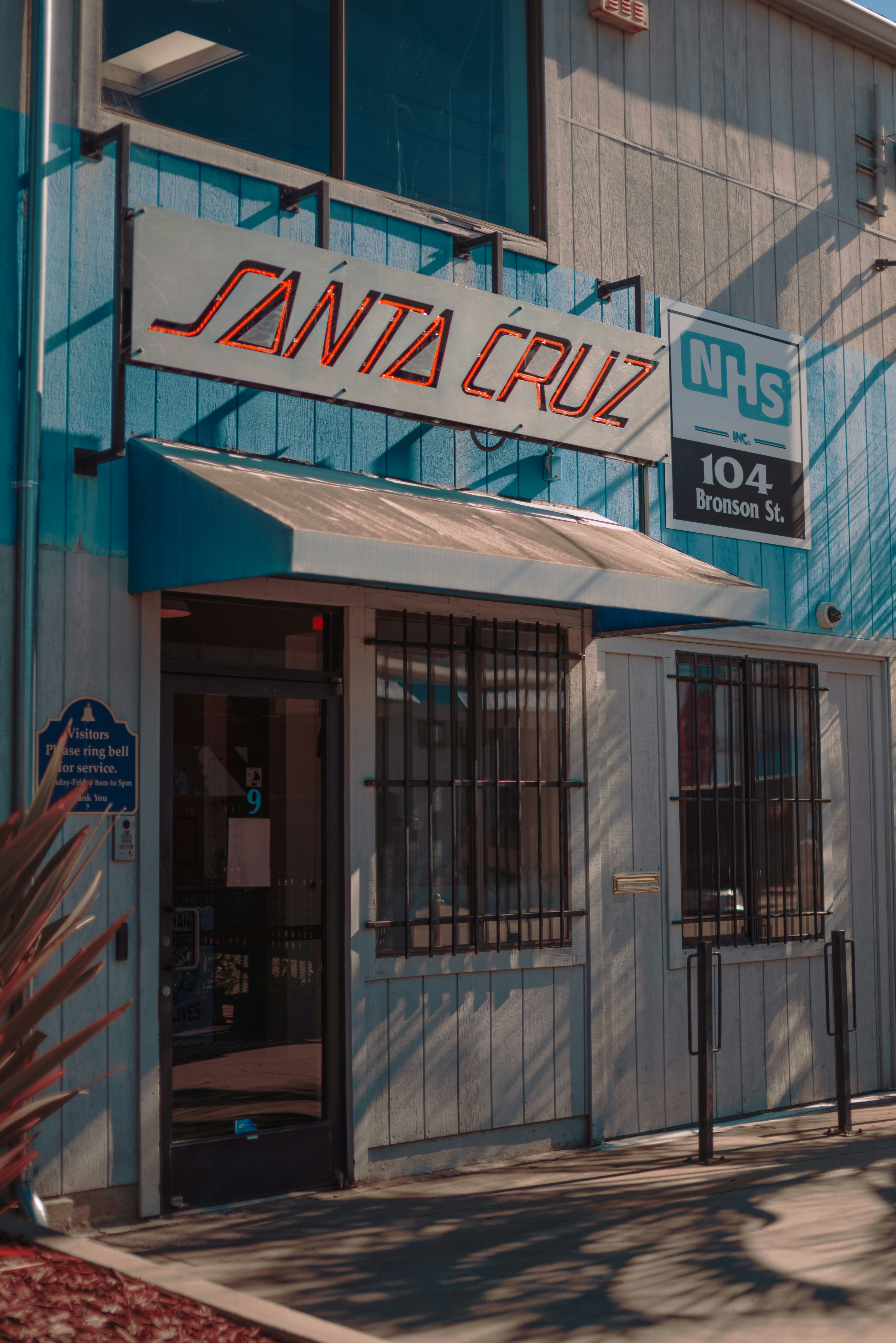 NHS Skate Museum Entrance. Santa Cruz, CA. November 2025