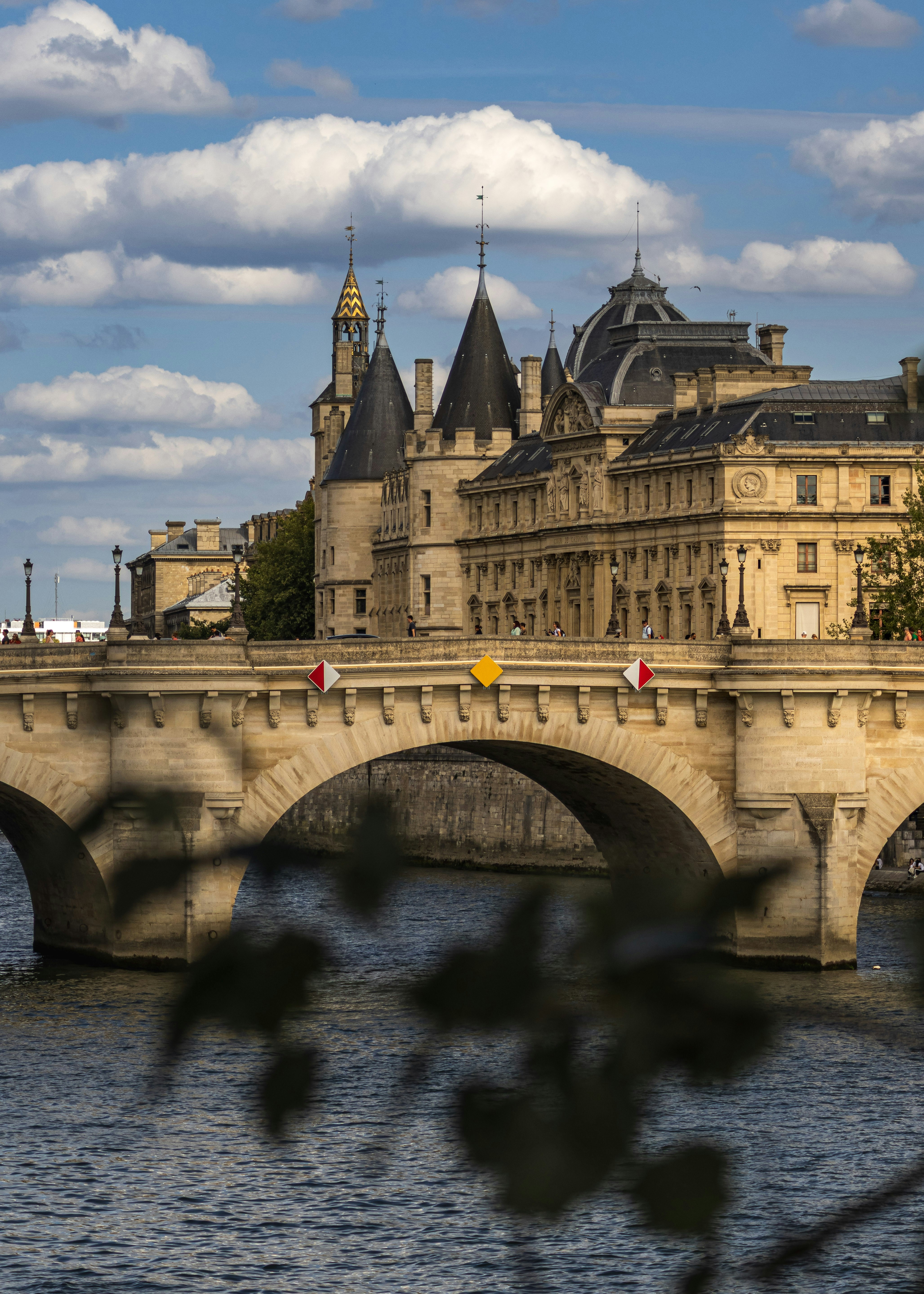 Stone Echoes Over the Seine: Parisian Facades Framing the Bridge