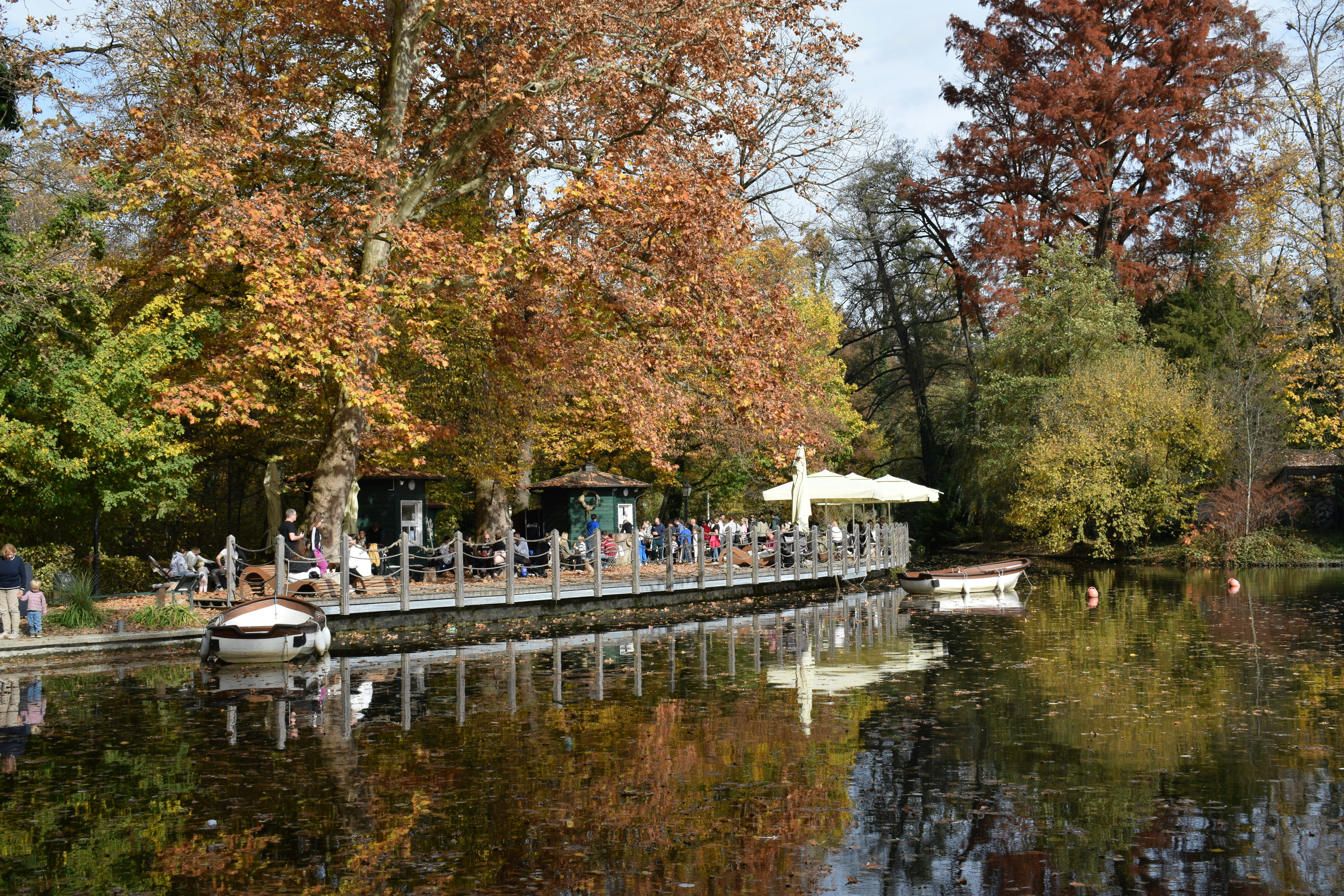Beautiful Maksimir park in Zagreb.