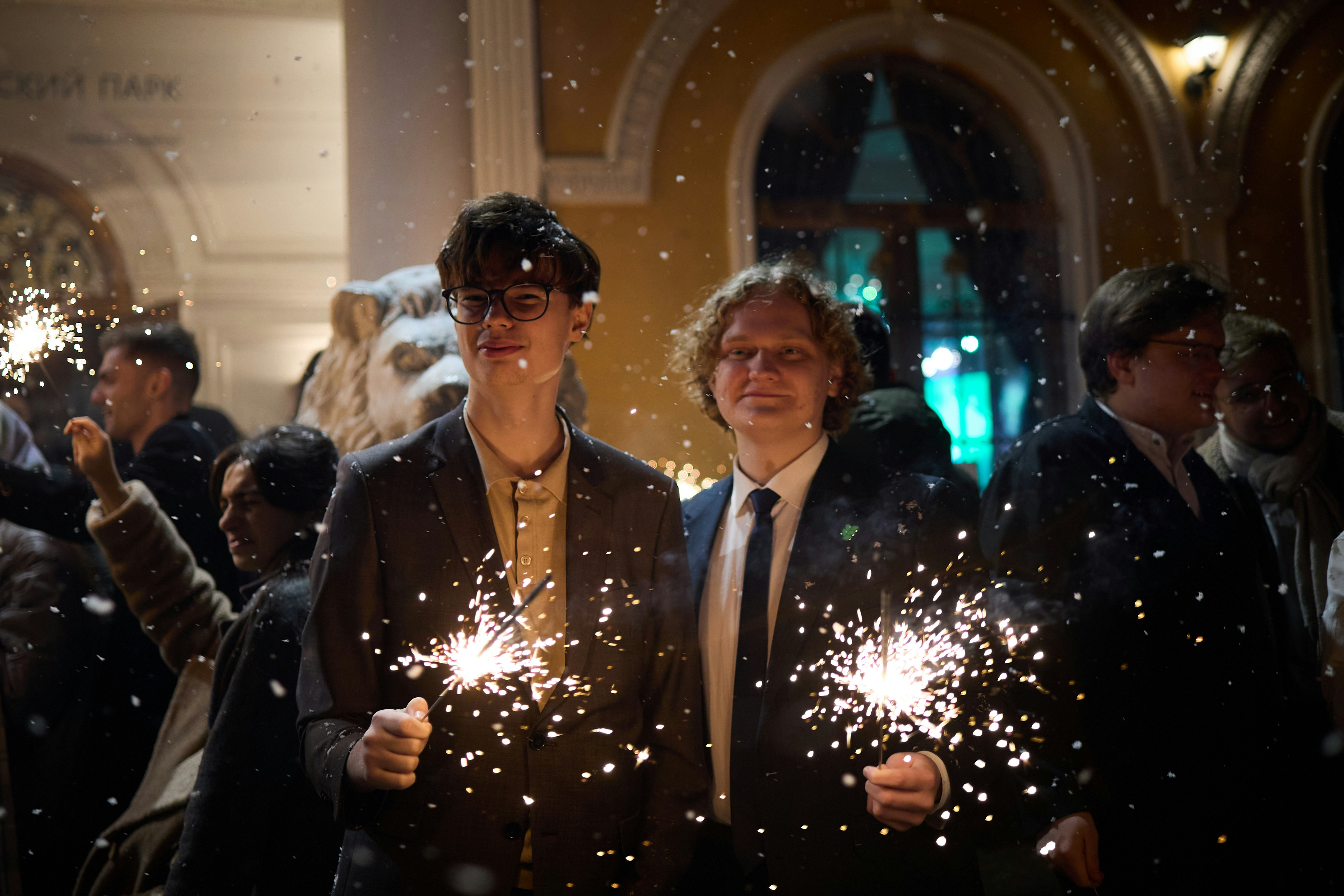 Two Futures Bright: A Sparkler Moment in the Grand Hall